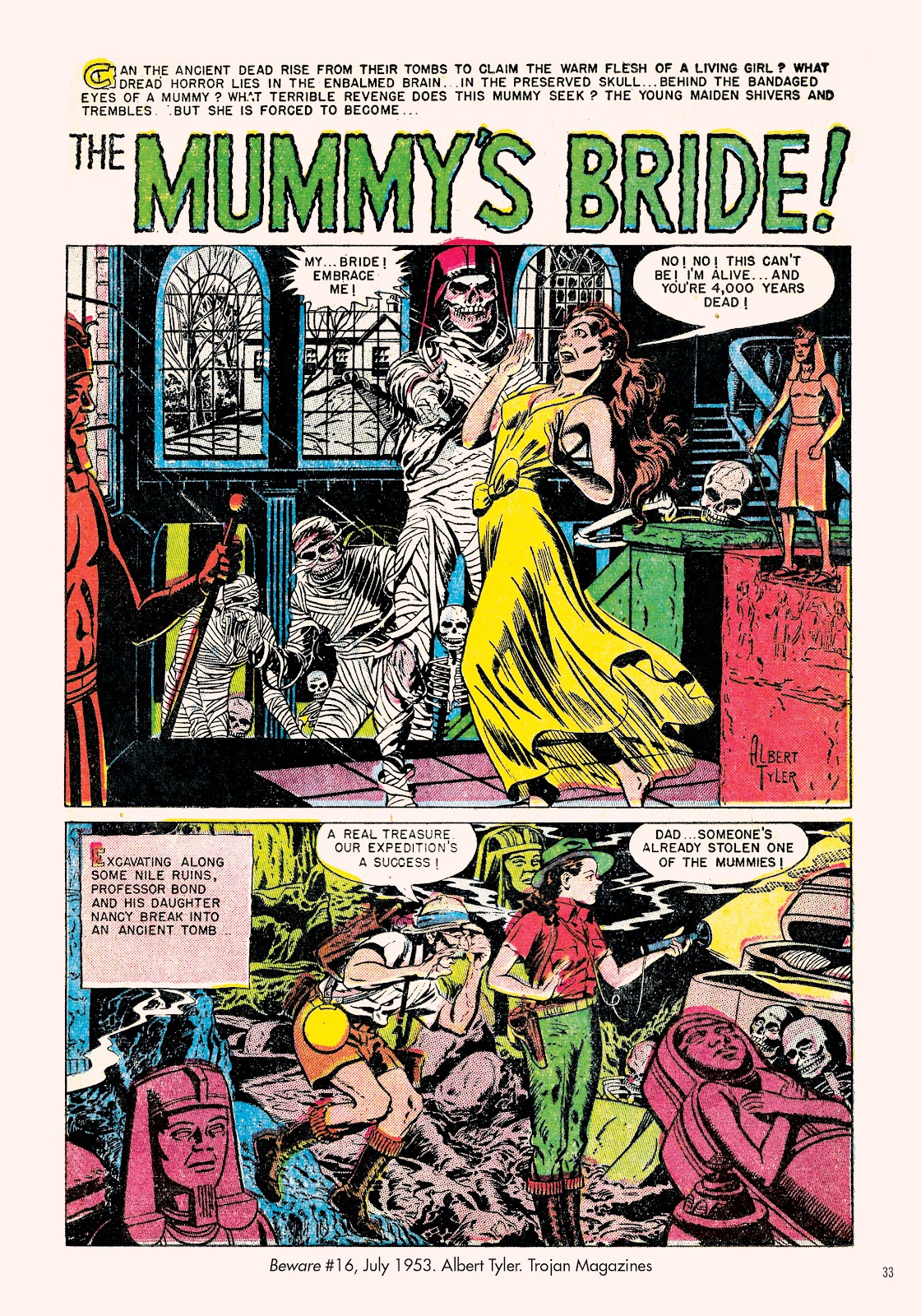 Read online Classic Monsters of Pre-Code Horror Comics: Mummies comic ...