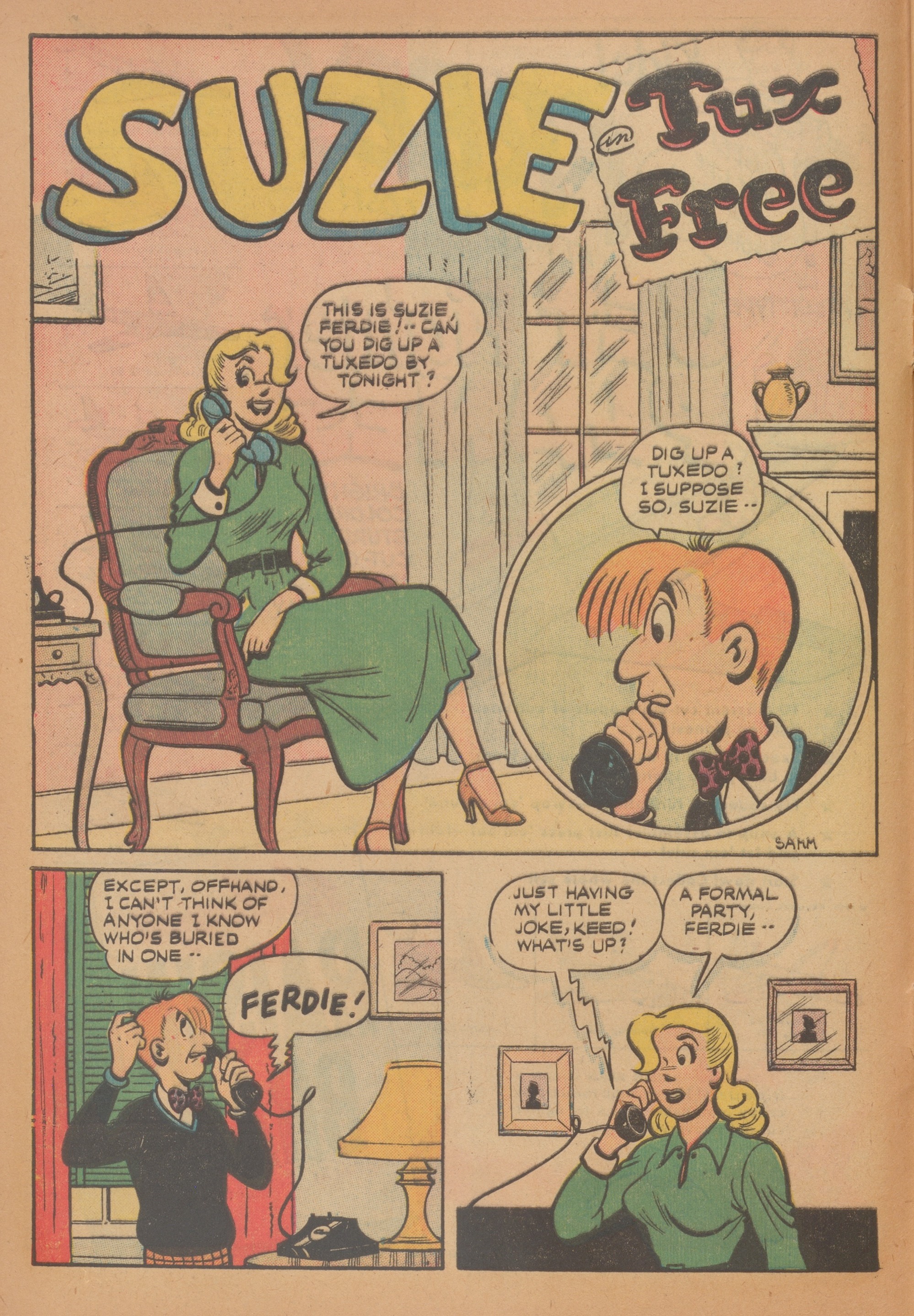 Read online Suzie Comics comic - Issue #83 Read online Suzie Comics comic - Issue #83