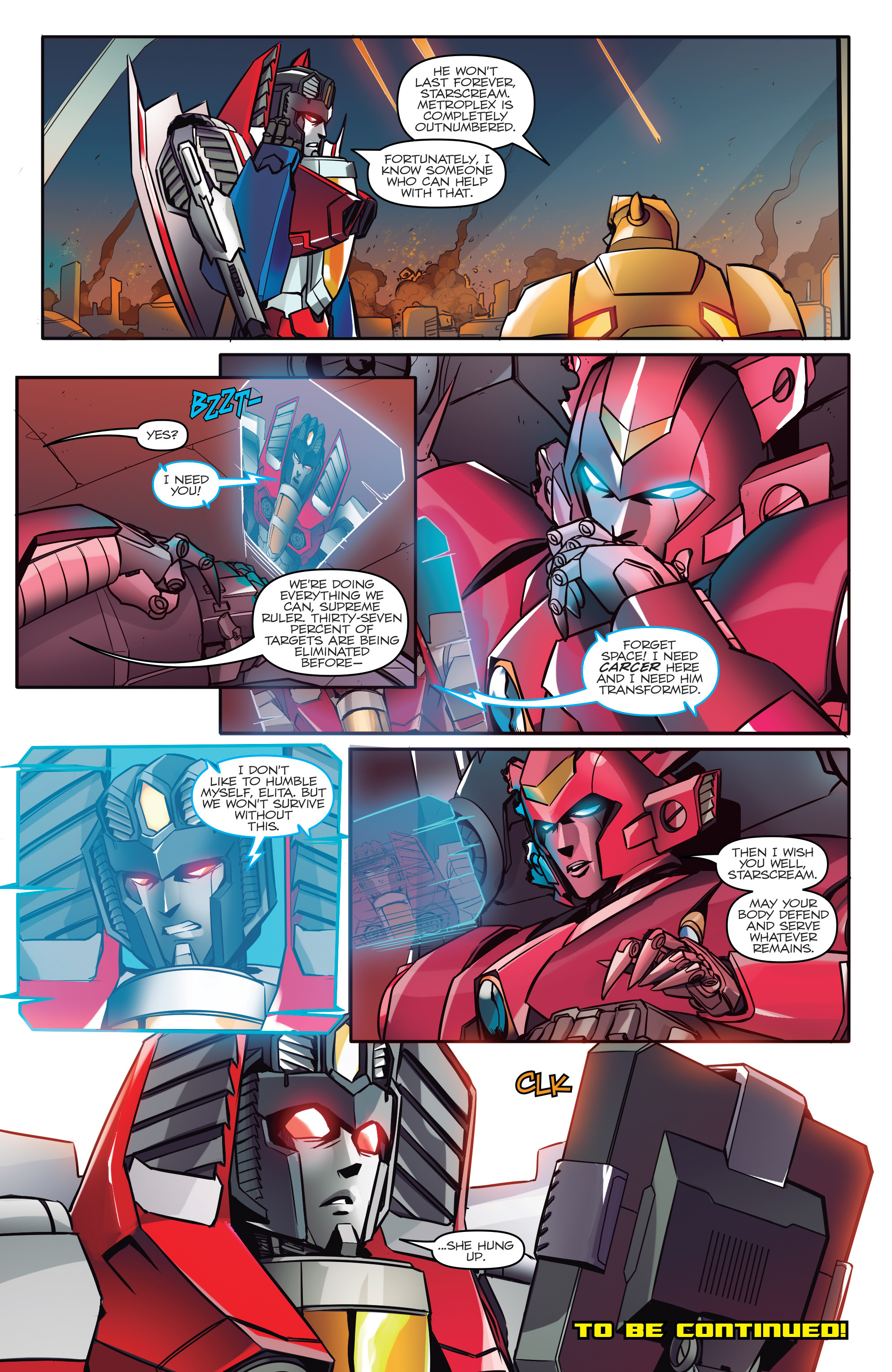 Read online Transformers: Till All Are One comic - Issue #5