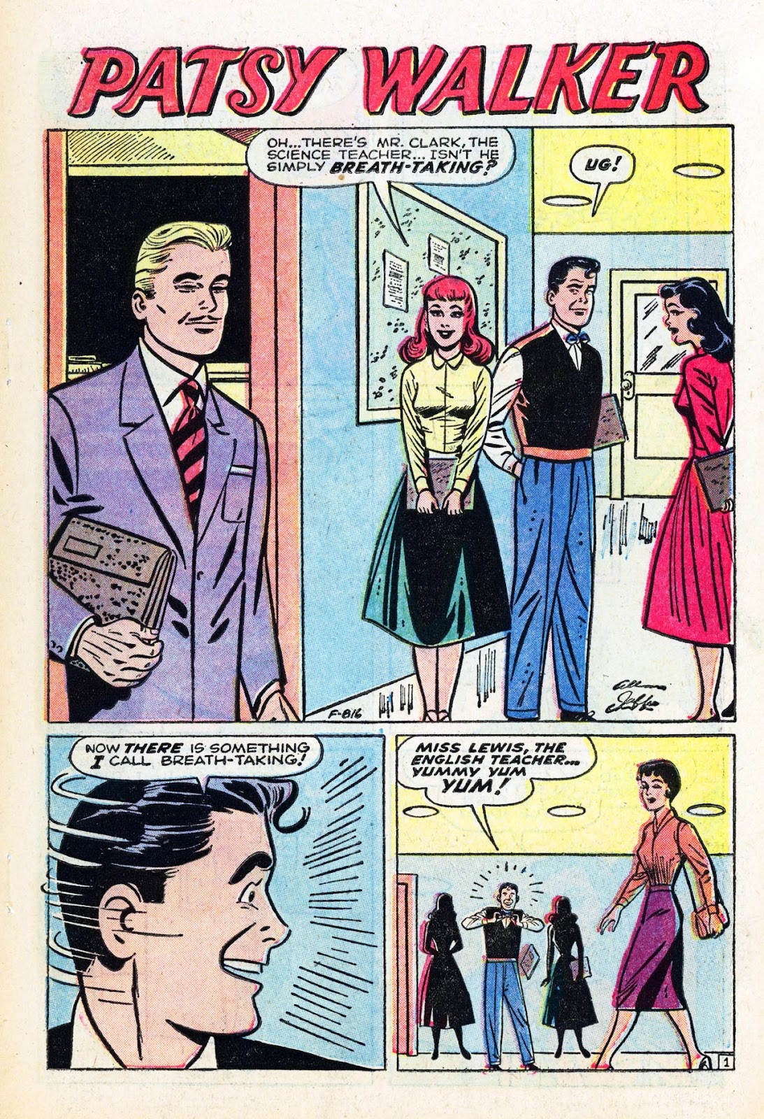Read online Patsy Walker comic - Issue #58