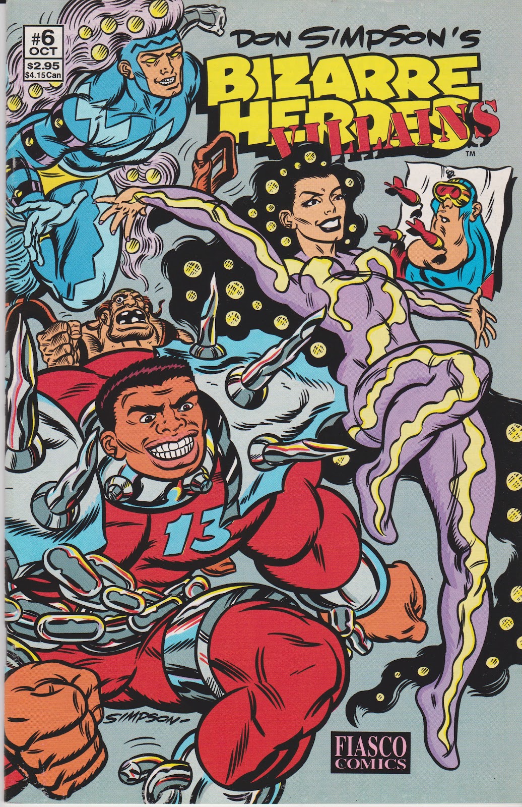 Read online Don Simpson's Bizarre Heroes comic - Issue #6