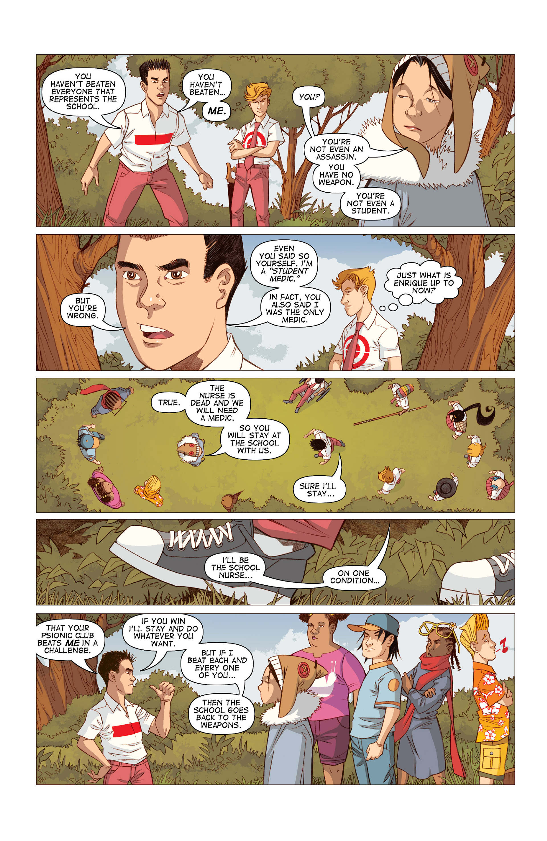 Read online Five Weapons comic - Issue #10