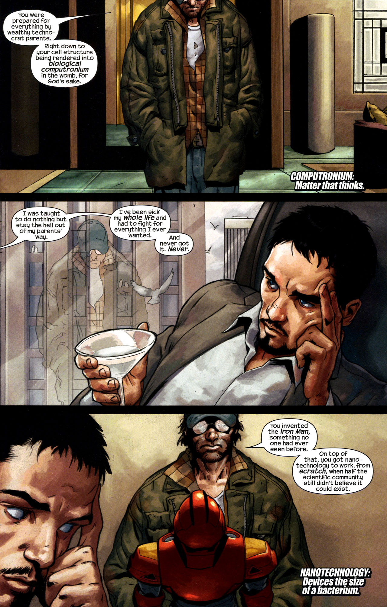 Read online Ultimate Human comic - Issue #1