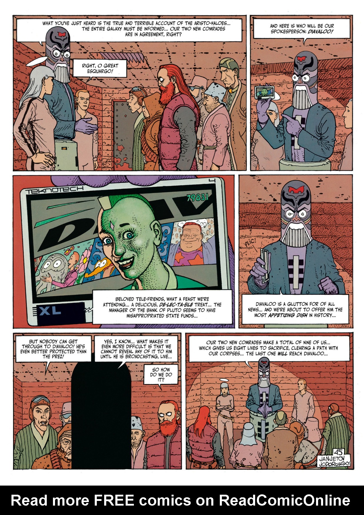 Read online Before the Incal comic - Issue #4