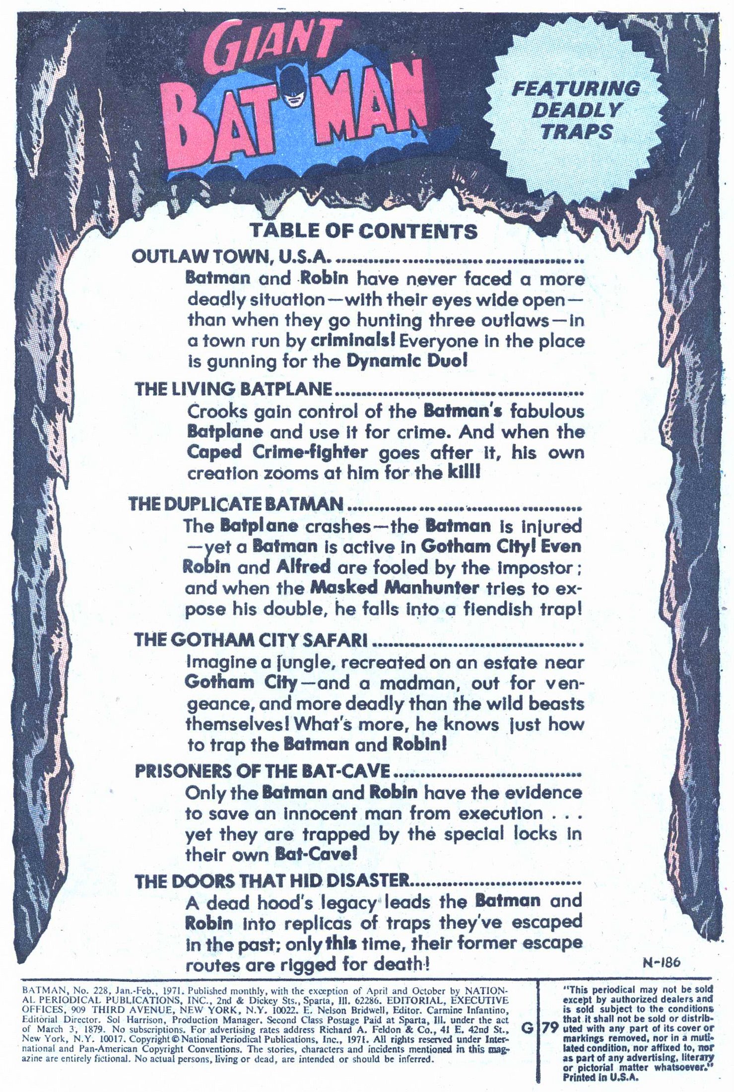 Read online Batman (1940) comic - Issue #228