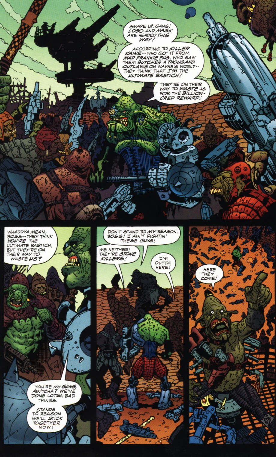 Read online Lobo/Mask comic - Issue #2