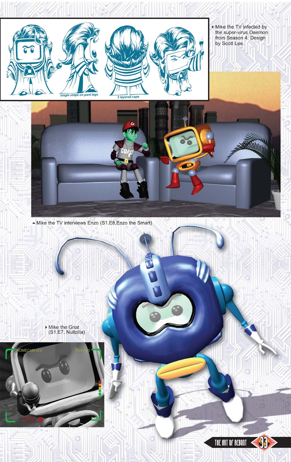 Read online The Art of Reboot comic - Issue # TPB