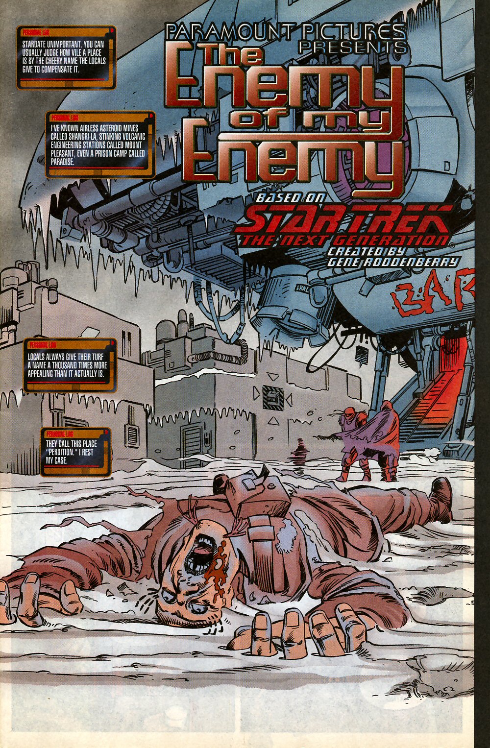 Read online Star Trek: The Next Generation - Riker comic - Issue # Full