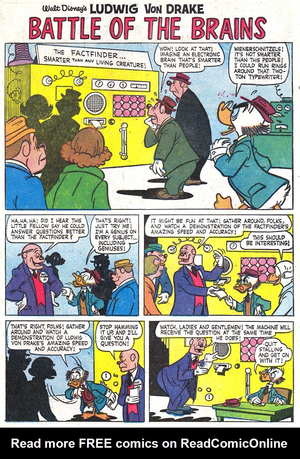 Read online Walt Disney's Ludwig Von Drake comic - Issue #2
