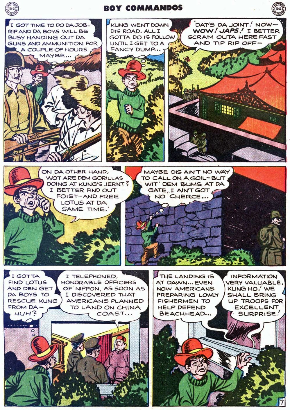 Read online Boy Commandos comic - Issue #12