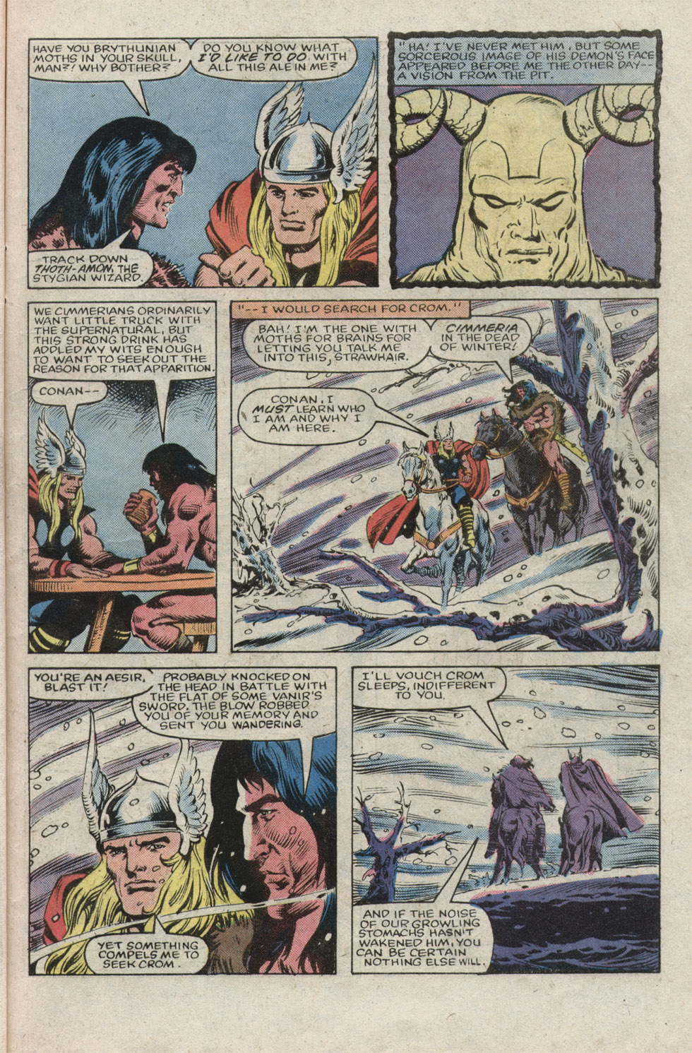 Read online What If? (1977) comic - Issue #39 - Thor battled conan