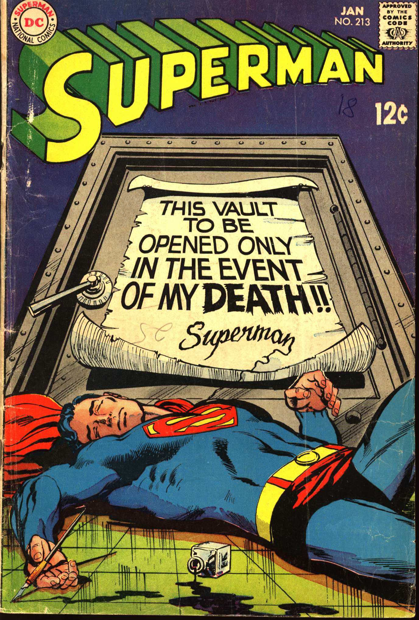 Read online Superman (1939) comic - Issue #213