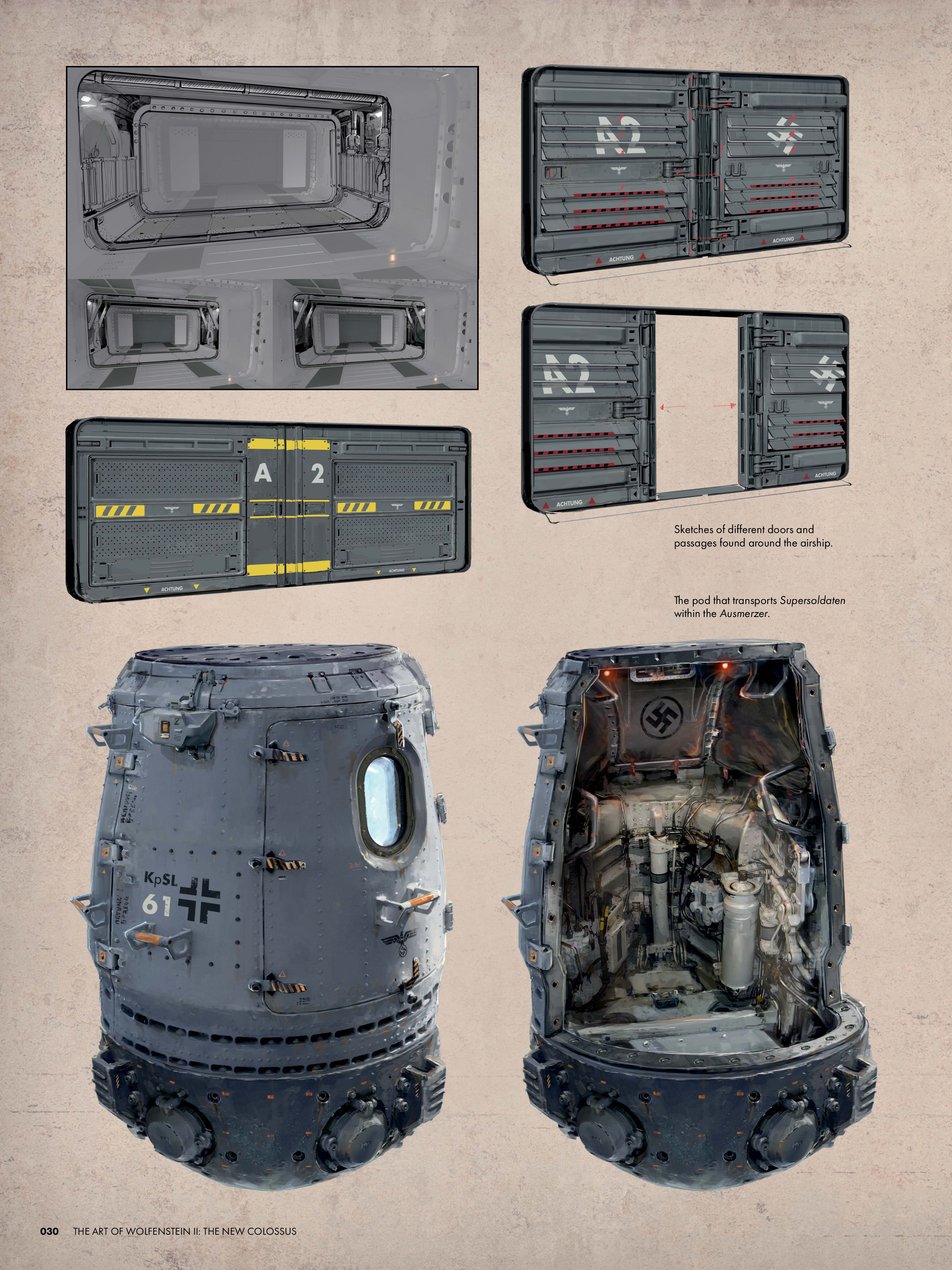 Read online The Art of Wolfenstein II: The New Colossus comic - Issue ...