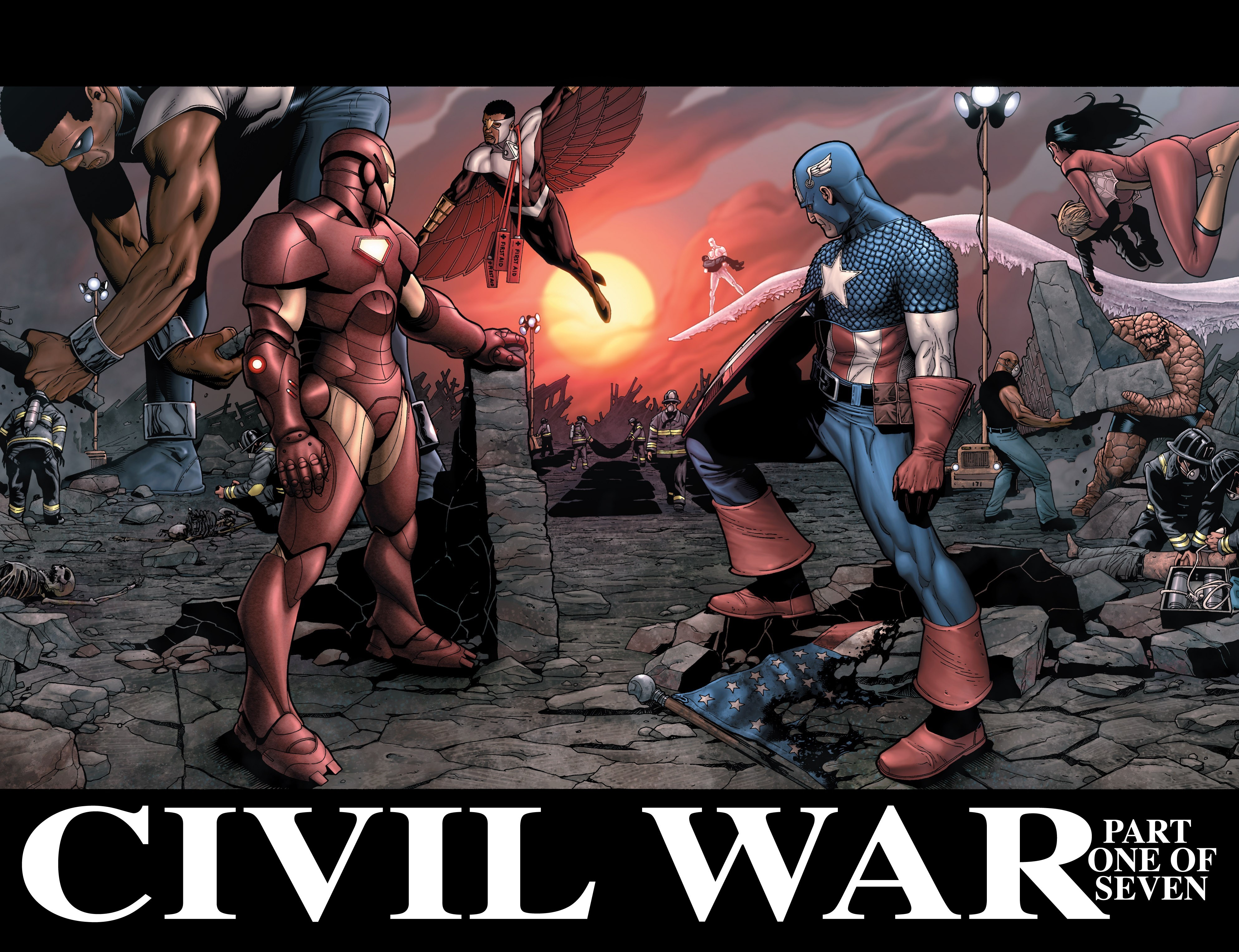 Read online Civil War (2006) comic - Issue #1