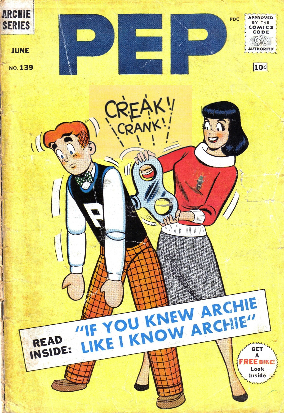 Read online Pep Comics comic - Issue #139