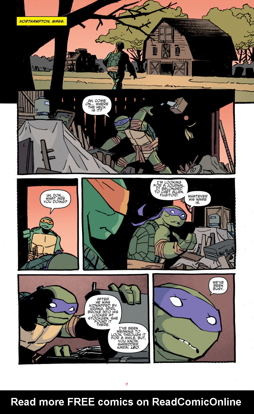 Read online Teenage Mutant Ninja Turtles Utrom Empire comic - Issue #1