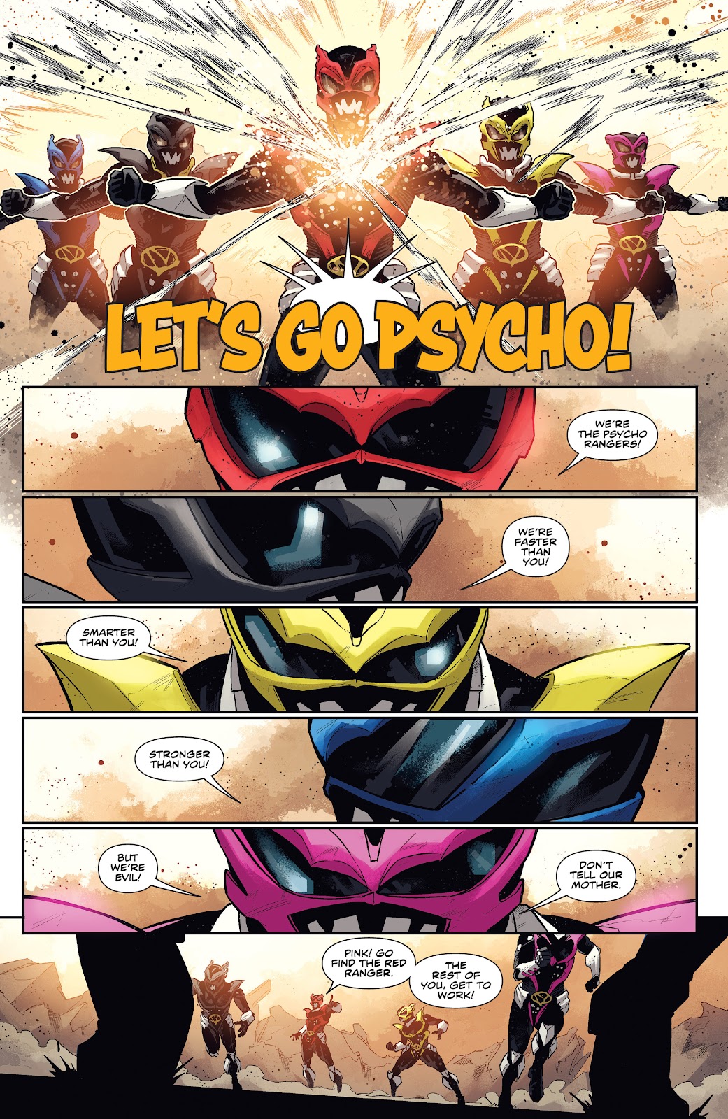 Read online Saban's Power Rangers: The Psycho Path comic - Issue # TPB