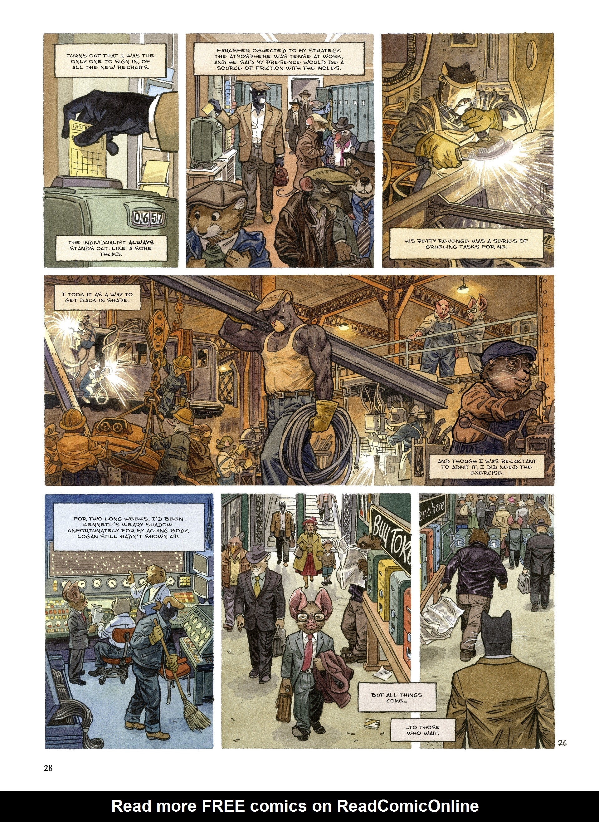 Read online Blacksad: They All Fall Down comic - Issue #1