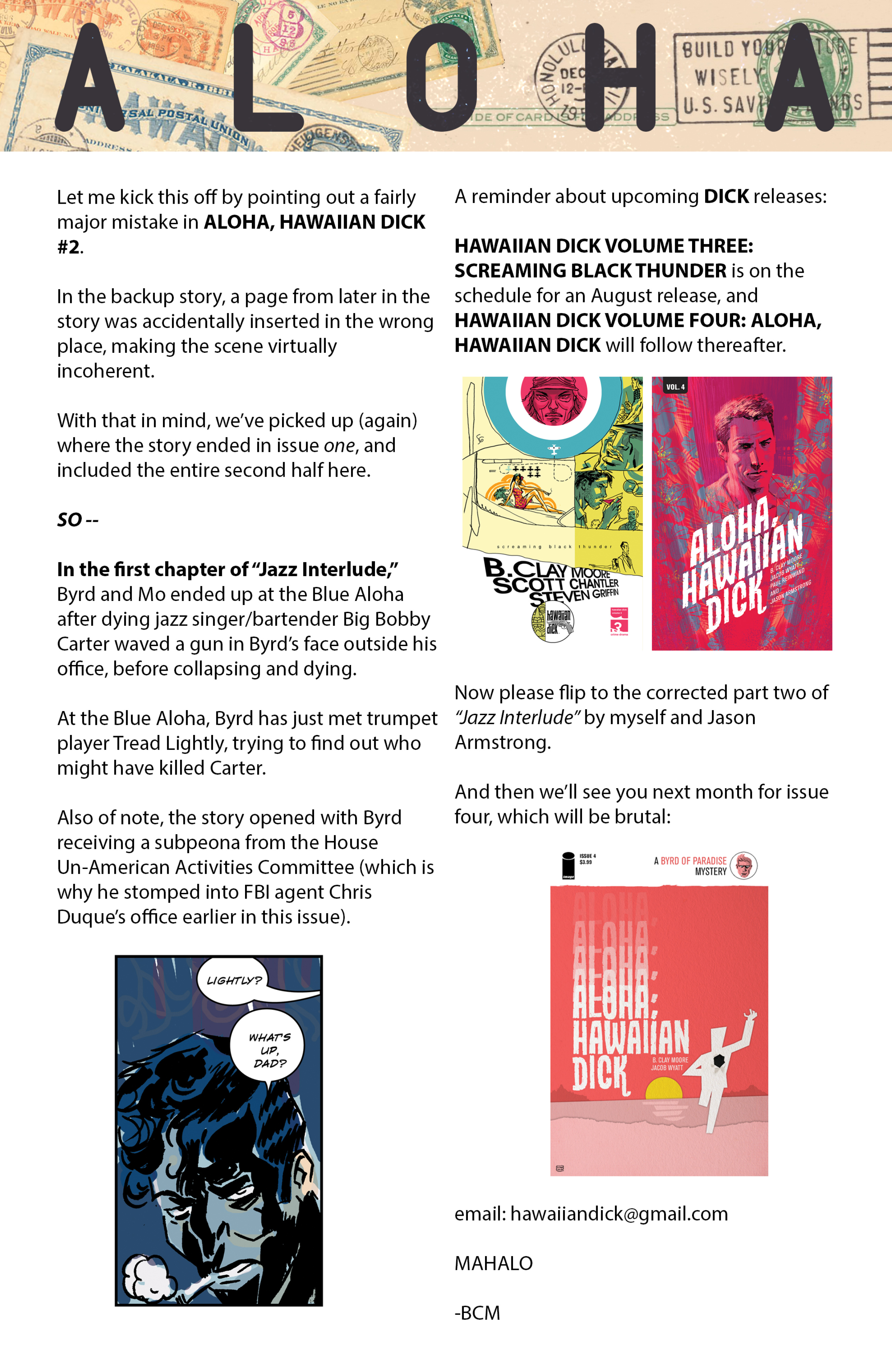 Read online Aloha, Hawaiian Dick comic - Issue #3