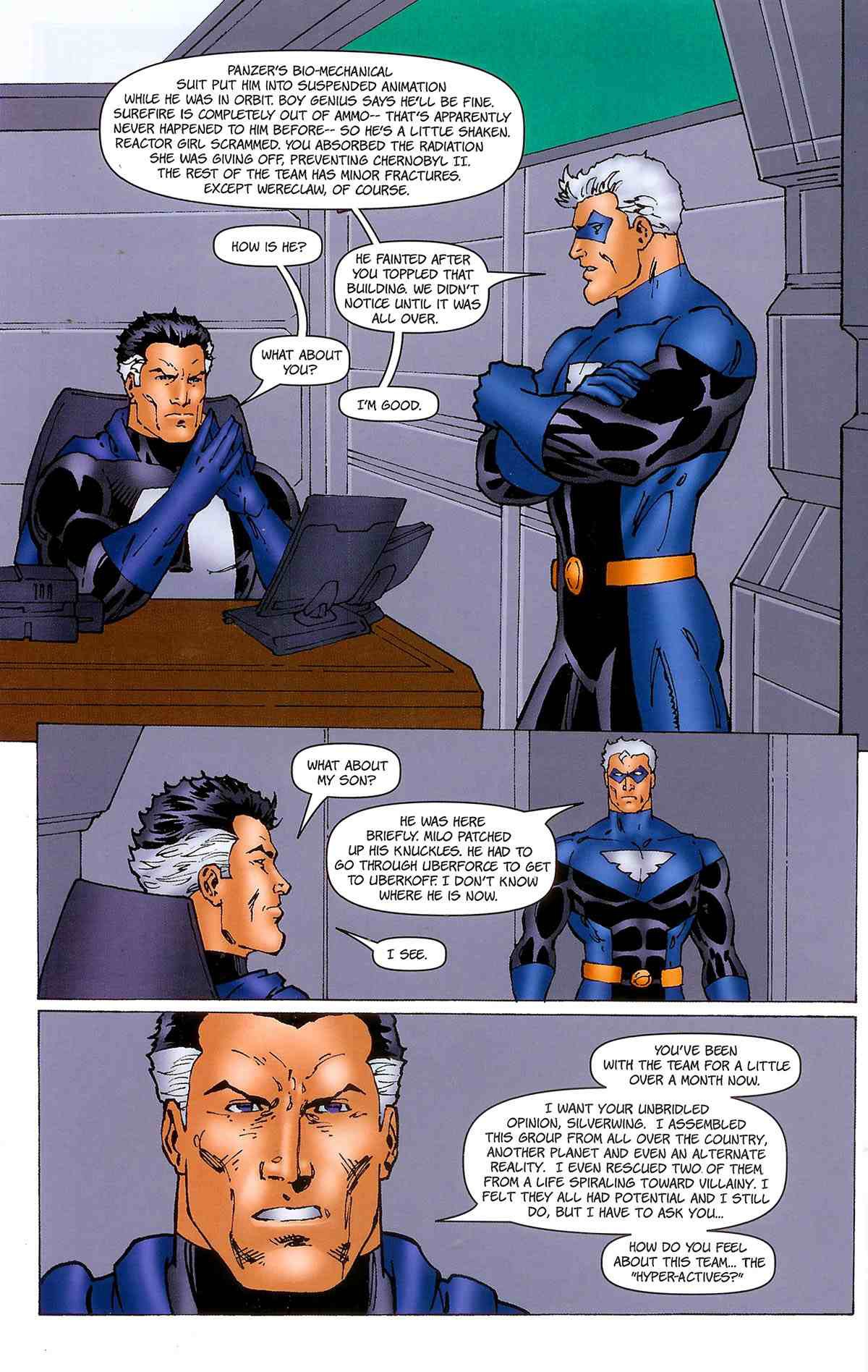 Read online Hyper-Actives comic - Issue #4