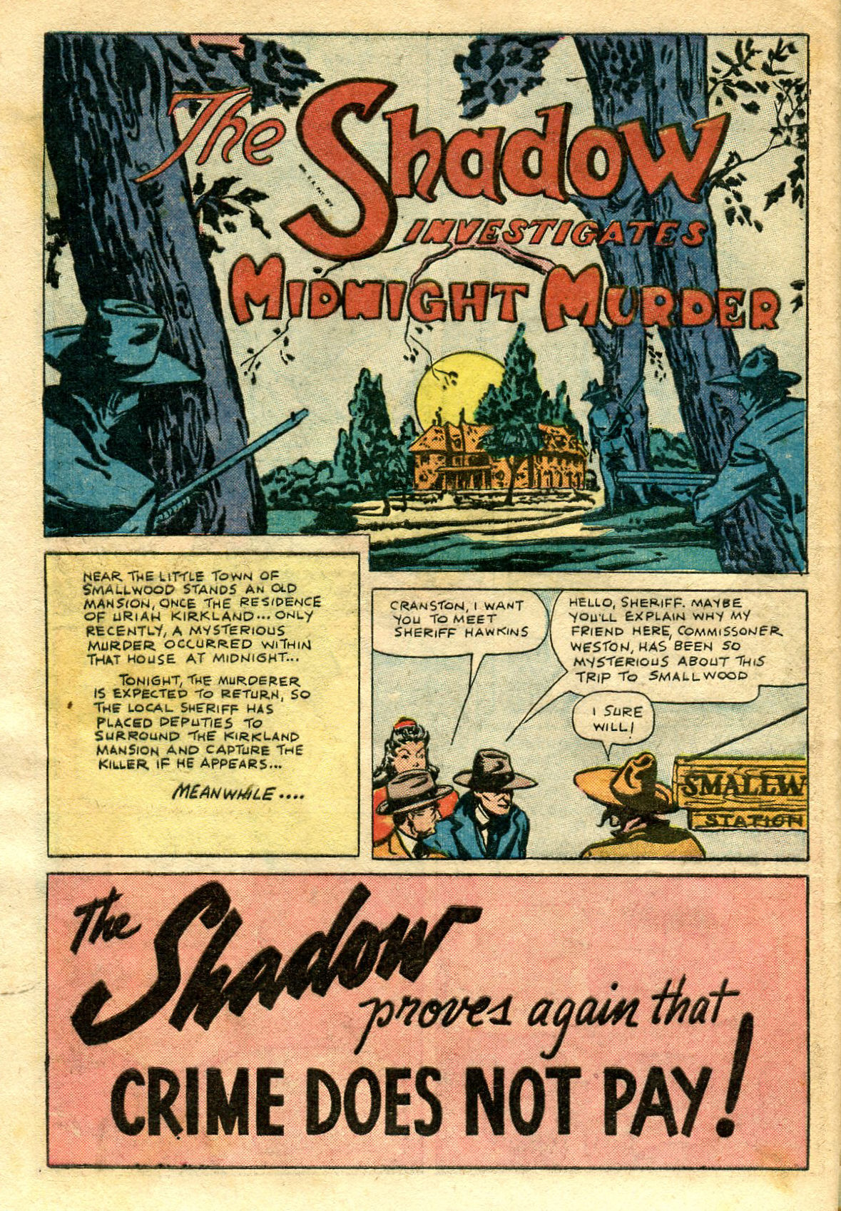 Read online Shadow Comics comic - Issue #65