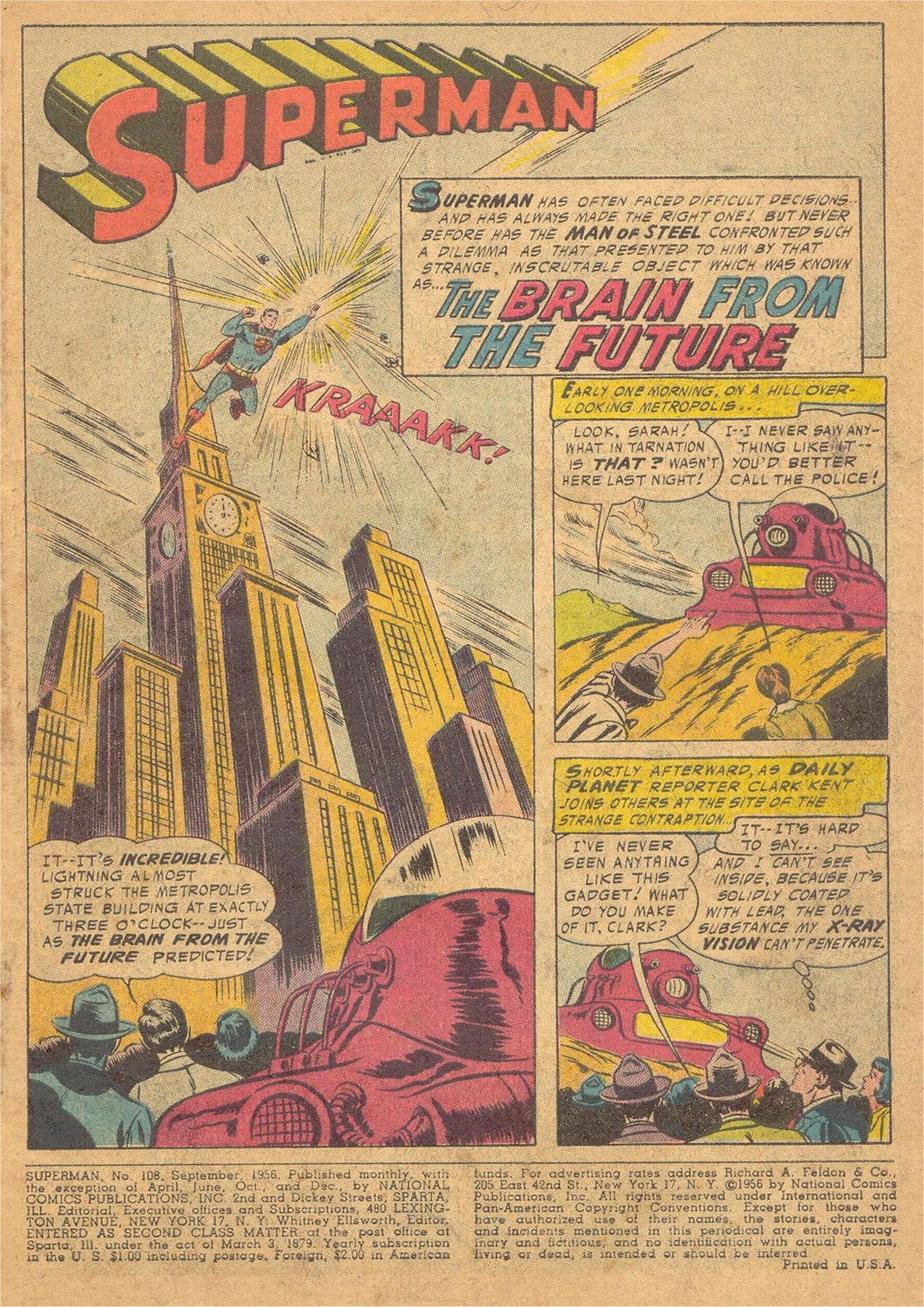 Read online Superman (1939) comic - Issue #108