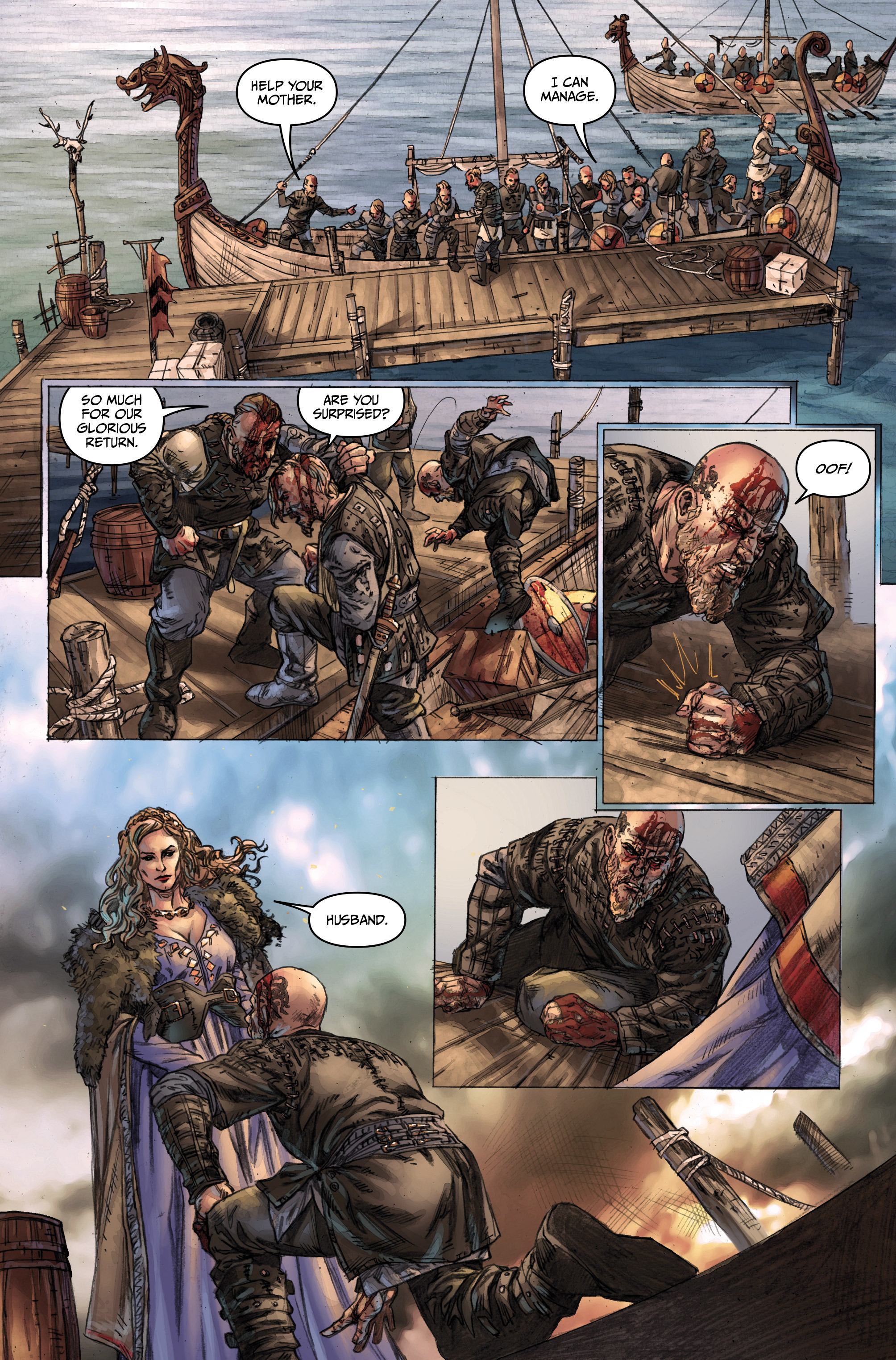 Read online Vikings: Uprising comic - Issue #1