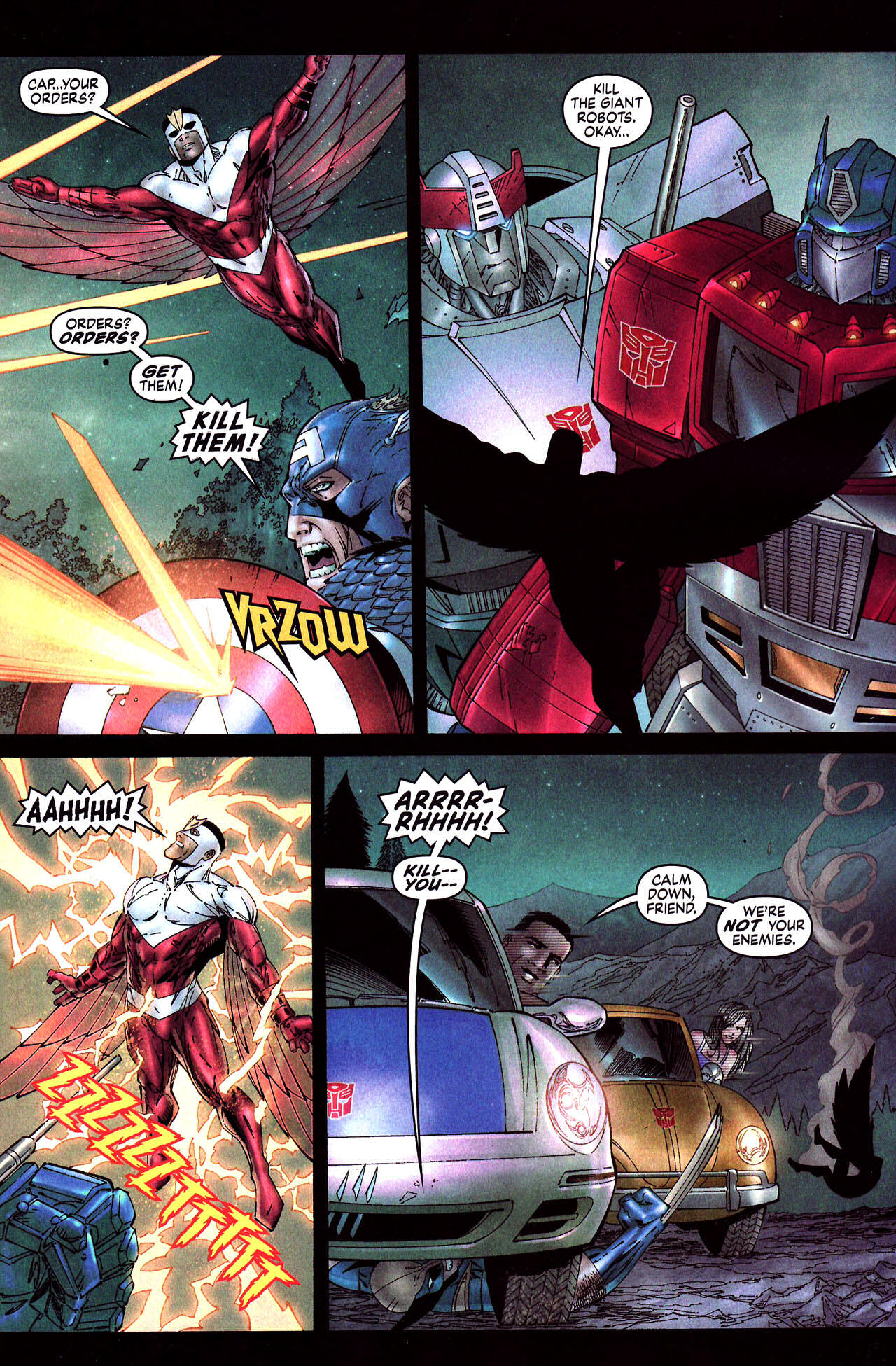 Read online New Avengers/Transformers comic - Issue #2