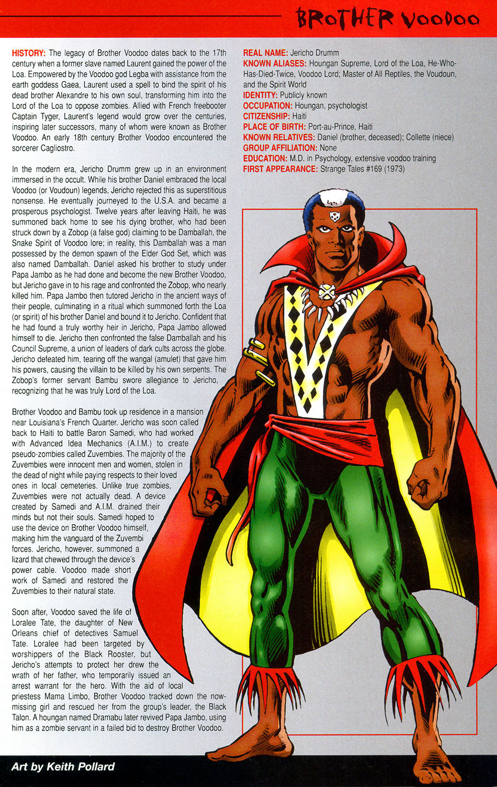 Read online Official Handbook of the Marvel Universe: Horror 2005 comic ...