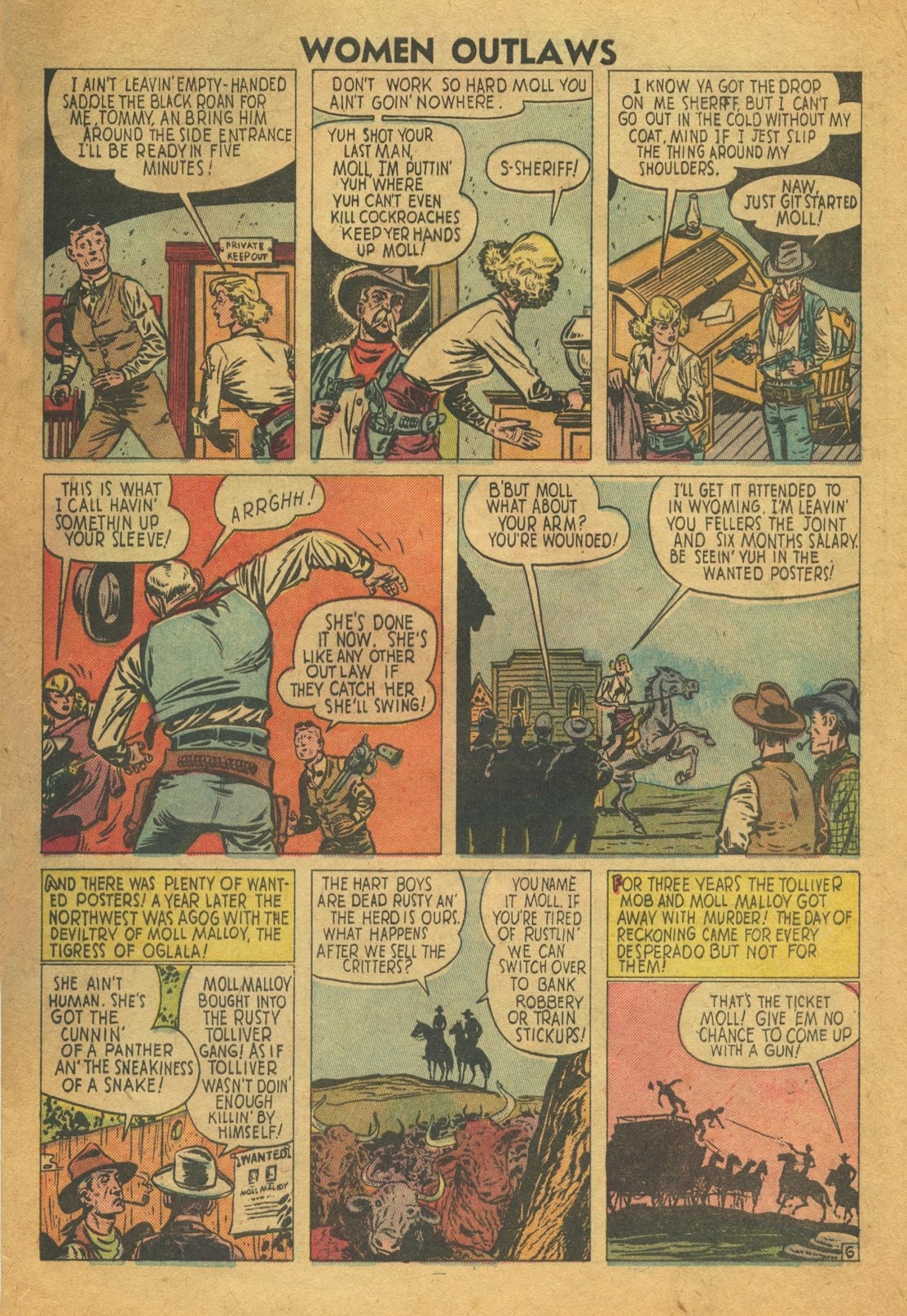 Read online Women Outlaws comic - Issue #6