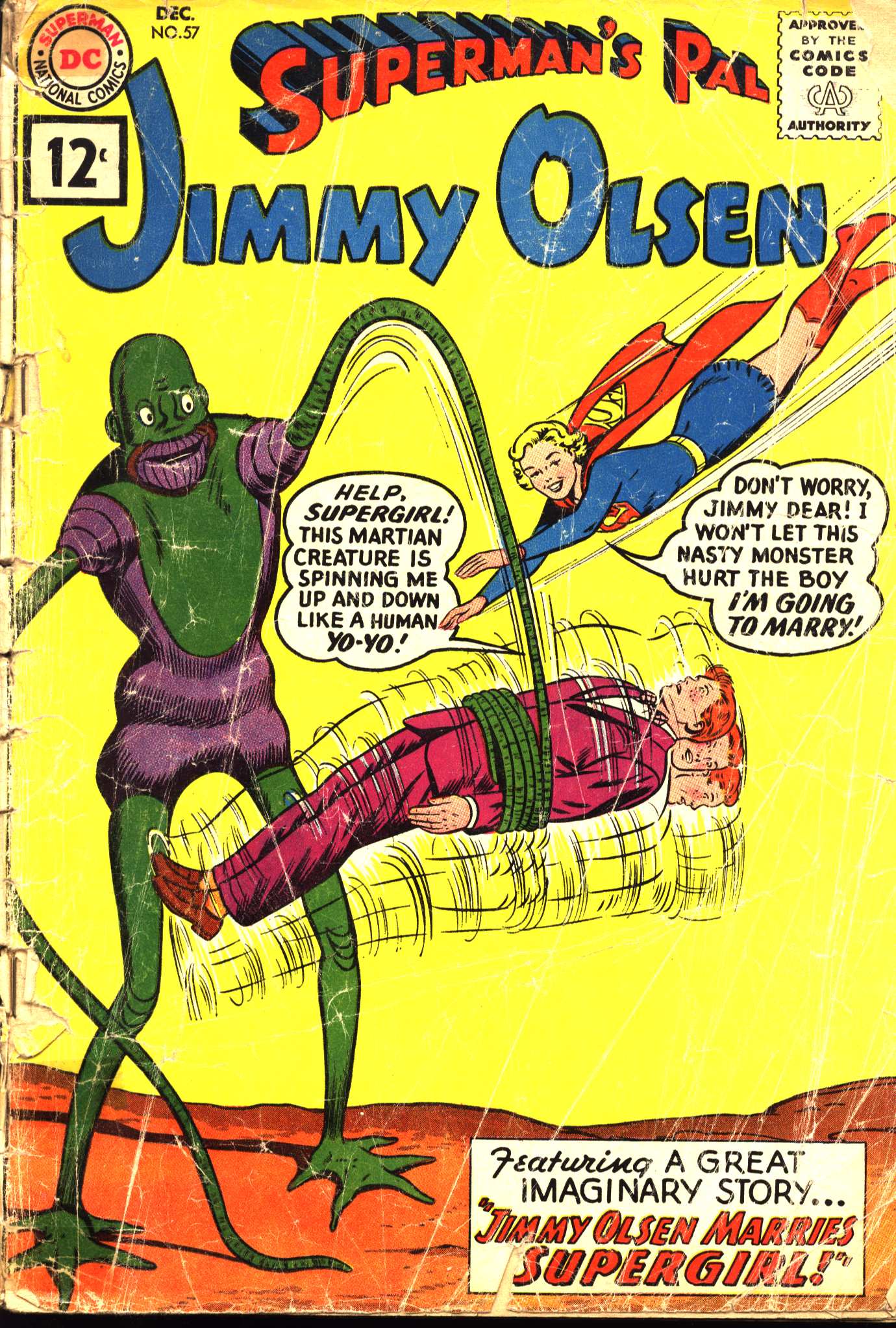 Read online Superman's Pal Jimmy Olsen comic - Issue #57