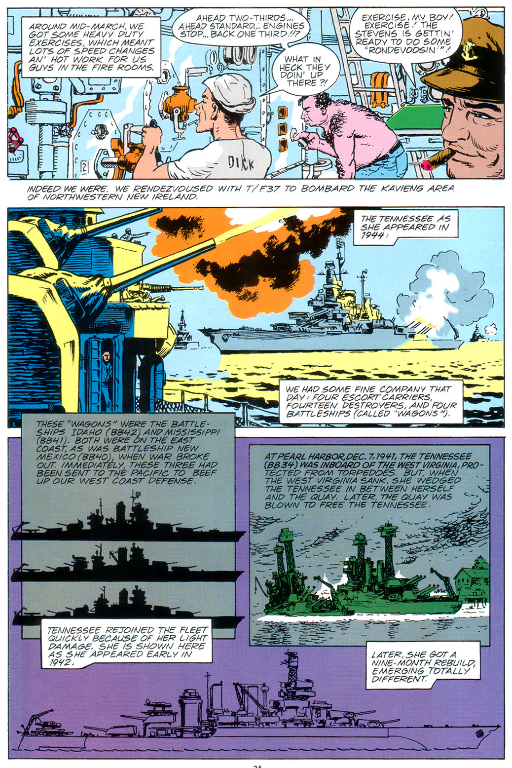 Read online Marvel Graphic Novel comic - Issue #48 - A Sailors Story ...