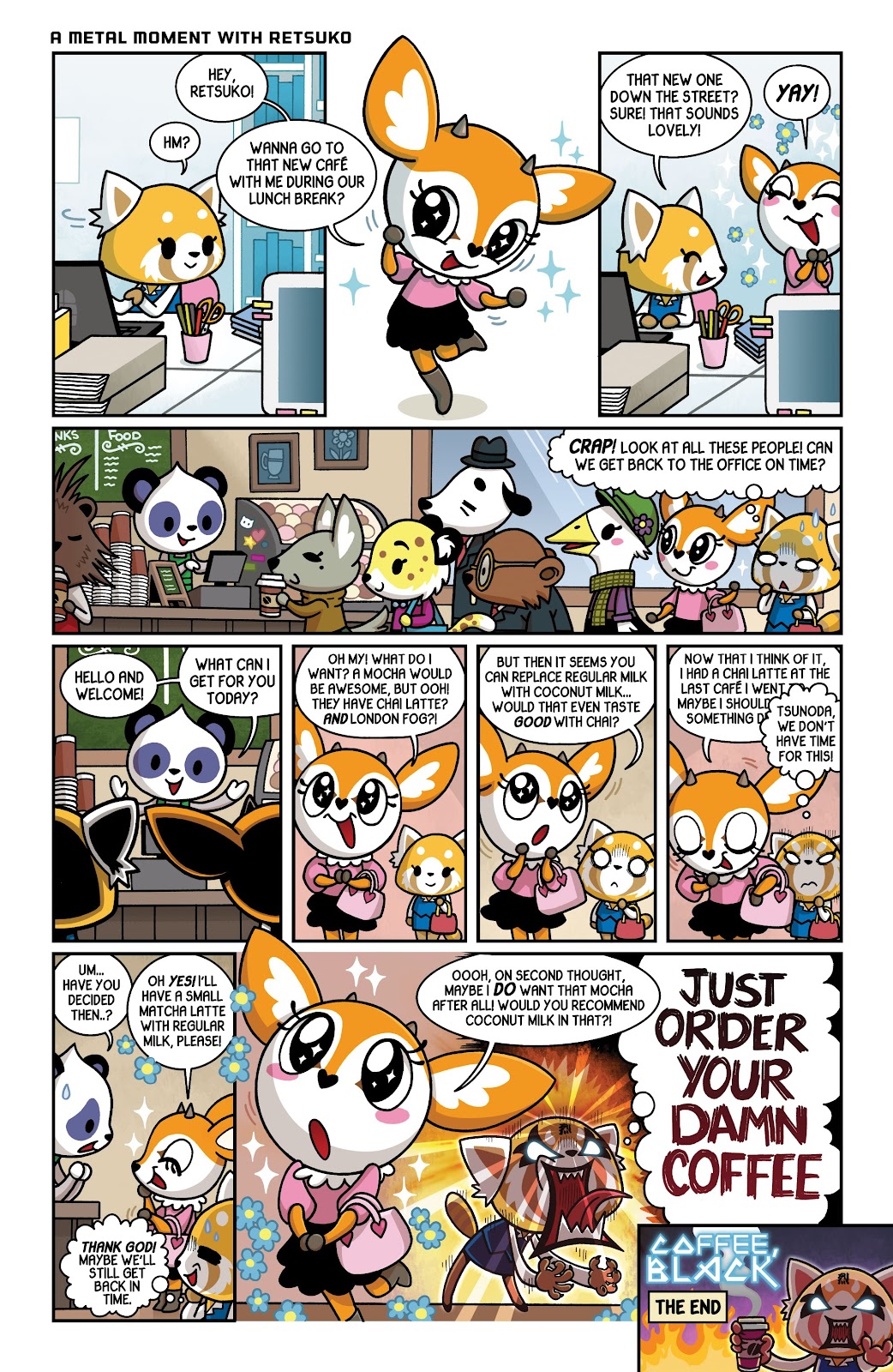 Read online Aggretsuko comic - Issue #3