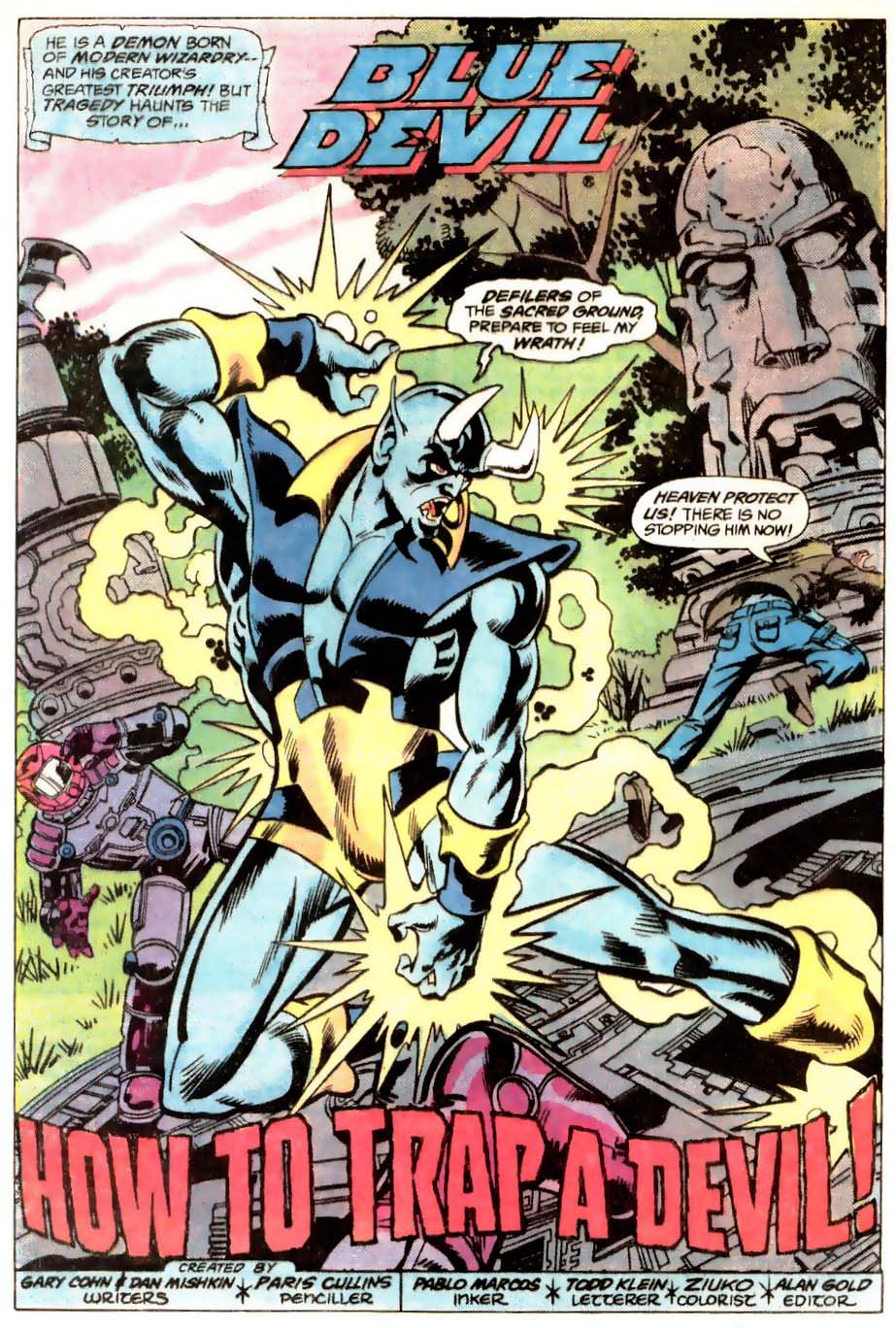 Read online Blue Devil comic - Issue #1