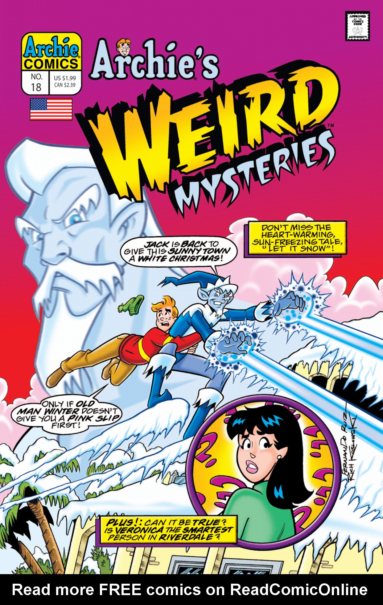 Read online Archie's Weird Mysteries comic - Issue #18