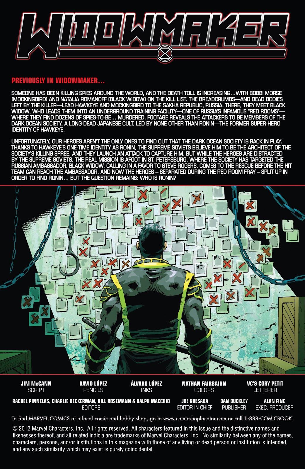 Read online Widowmaker comic - Issue #3