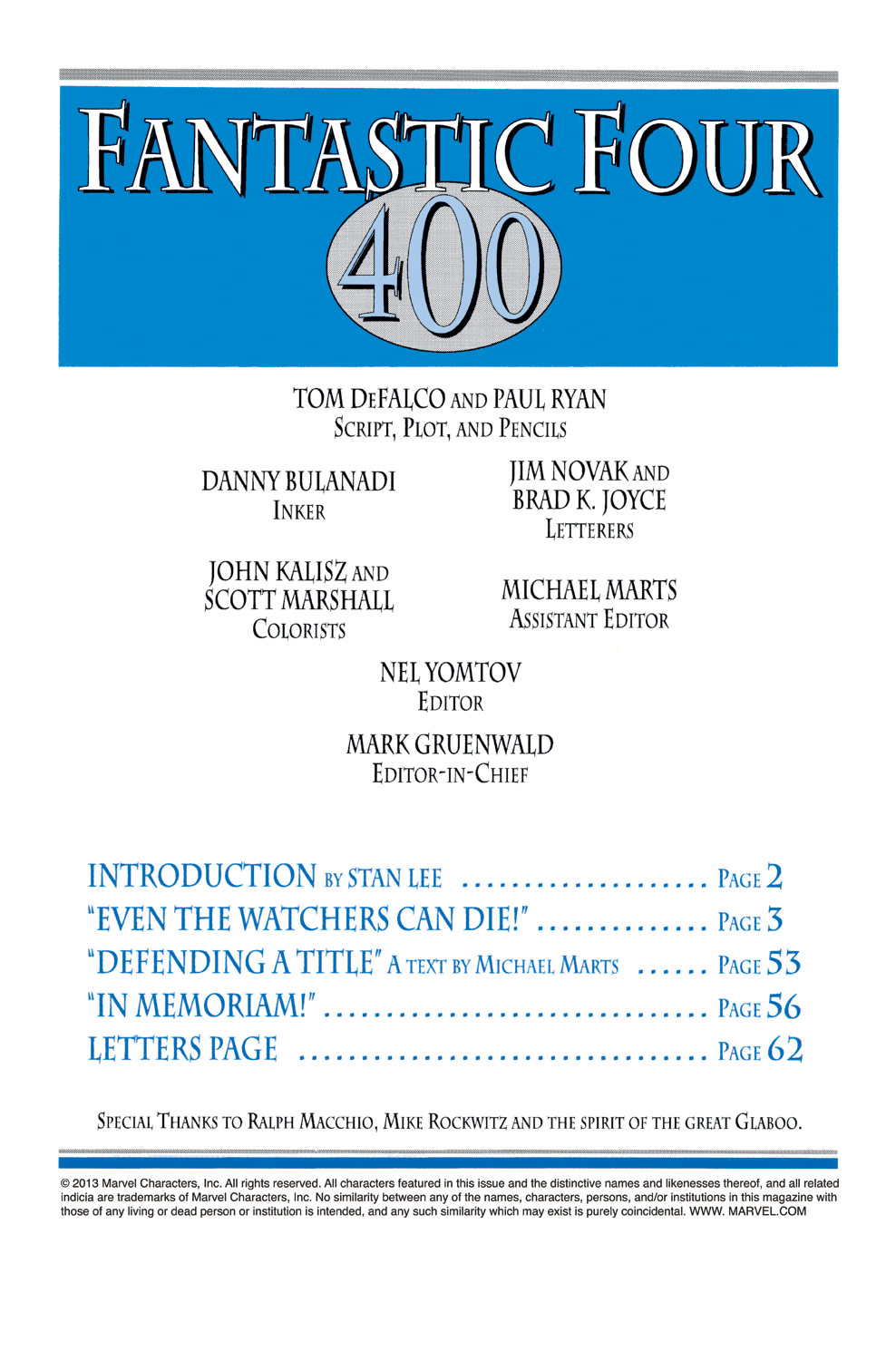 Fantastic Four 1961 Issue 400 | Read Fantastic Four 1961 Issue 400 ...