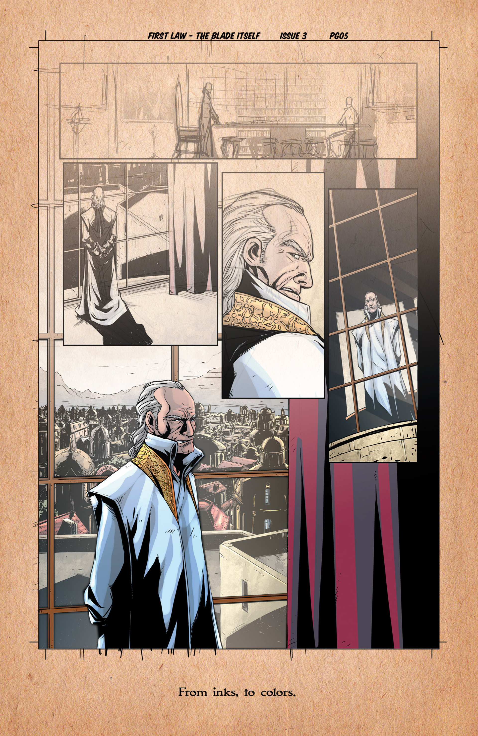 Read online The First Law: The Blade Itself comic - Issue #3