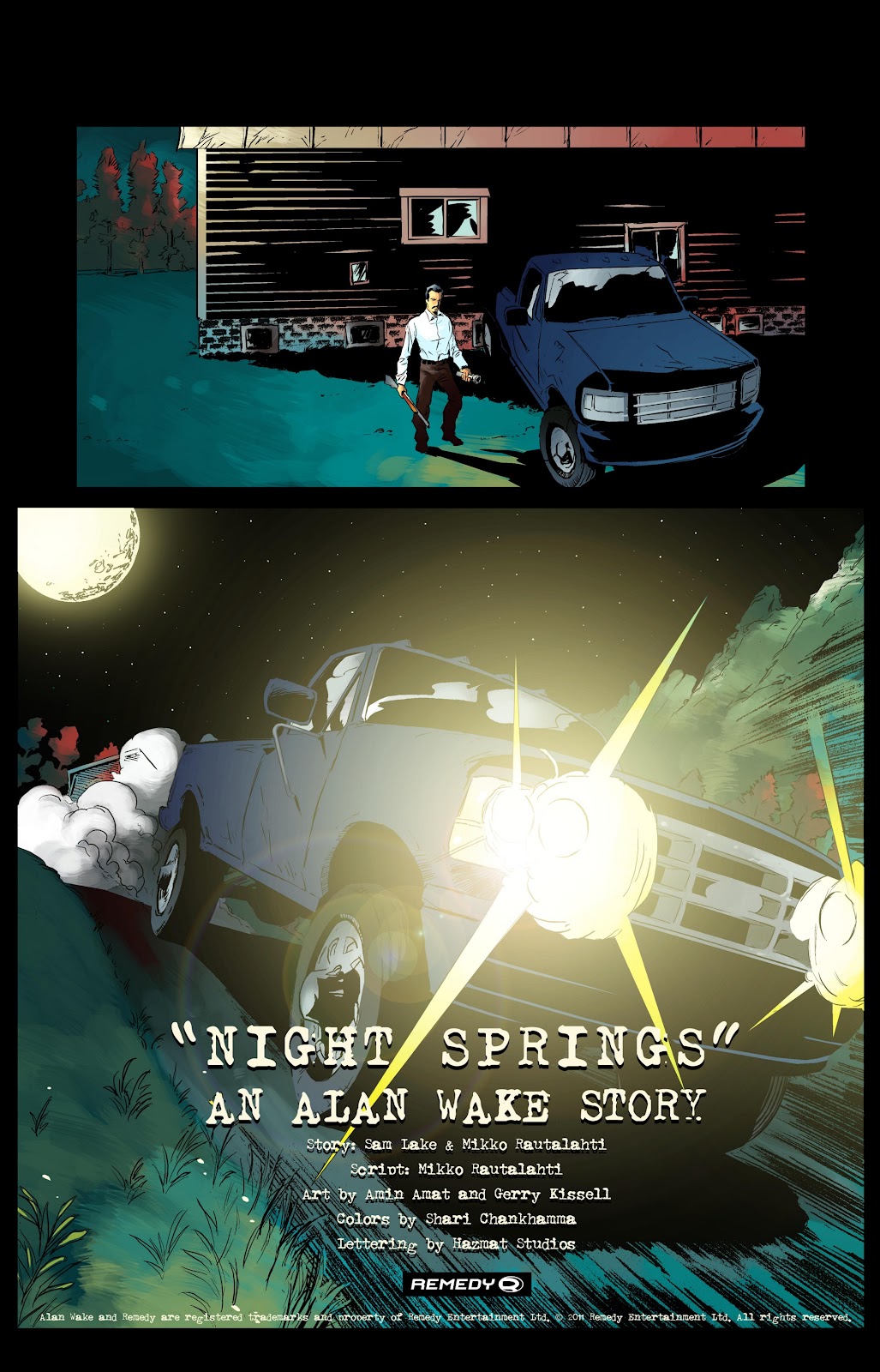 Read online Alan Wake comic - Issue # Night Springs