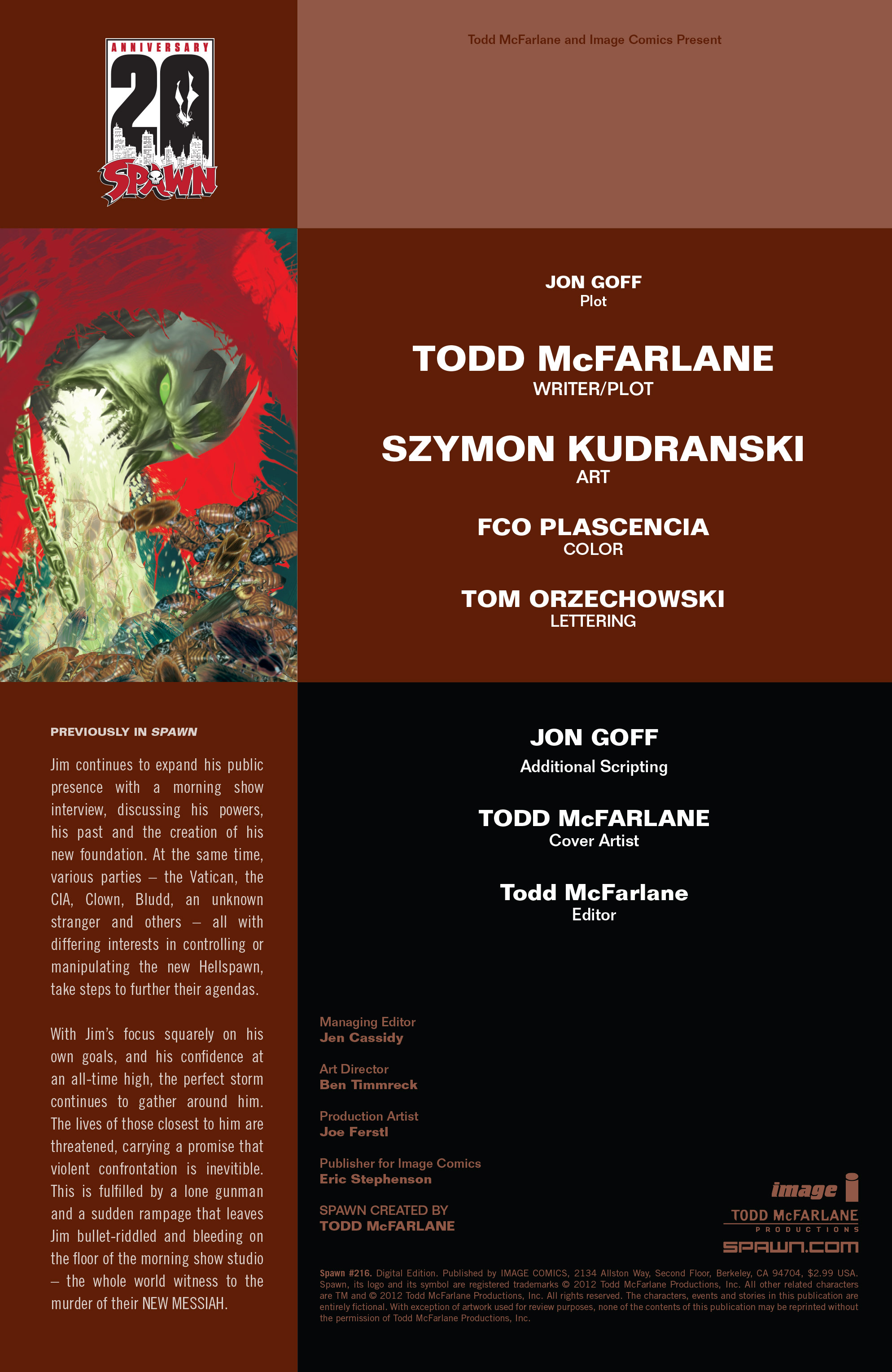 Read online Spawn comic - Issue #216