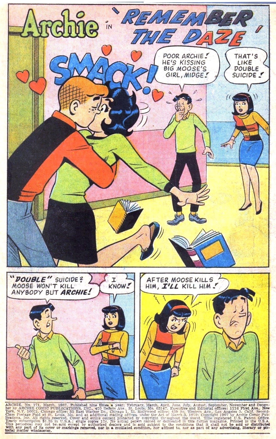 Read online Archie (1960) comic - Issue #171