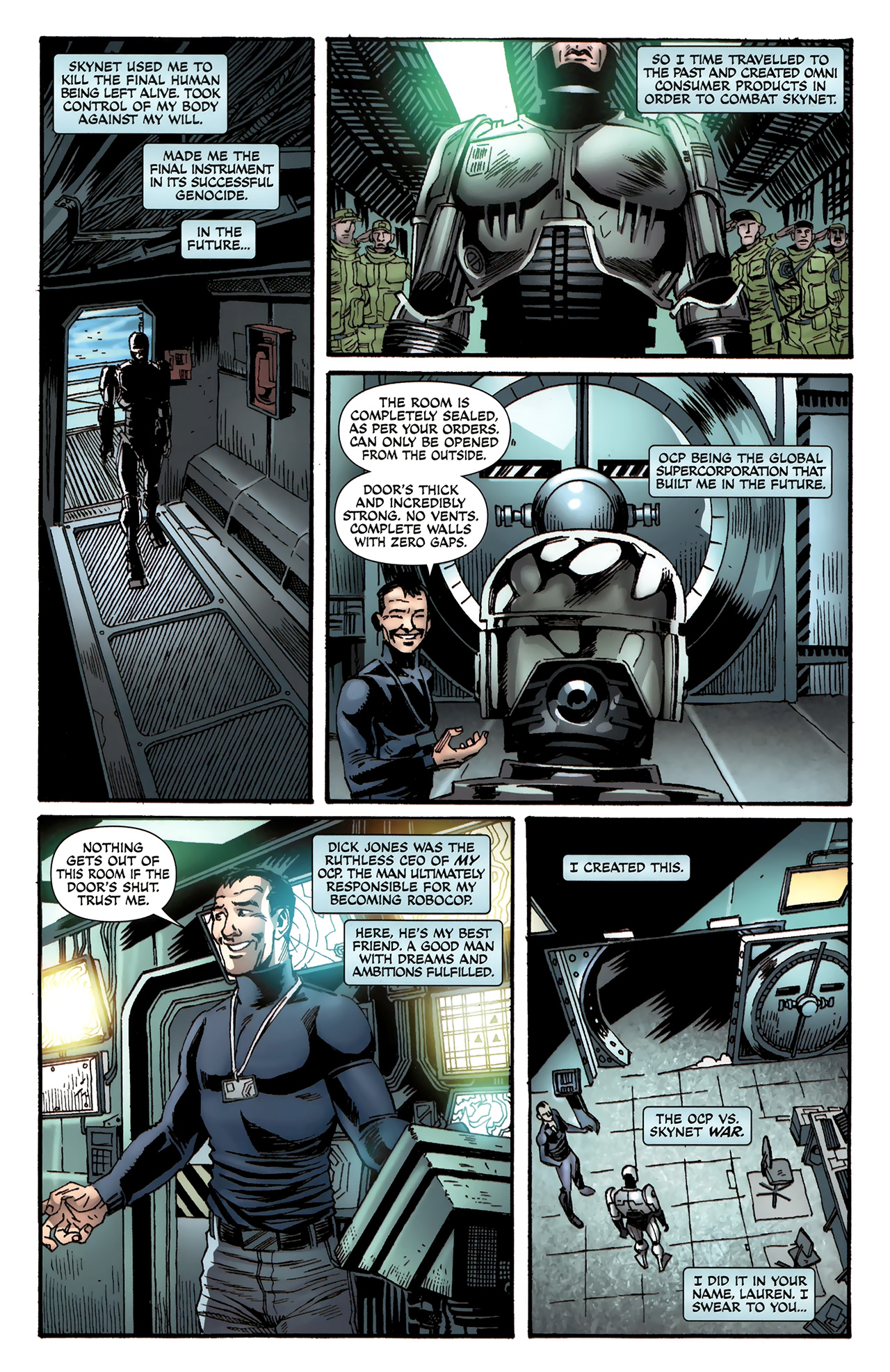 Read online Terminator/Robocop: Kill Human comic - Issue #4