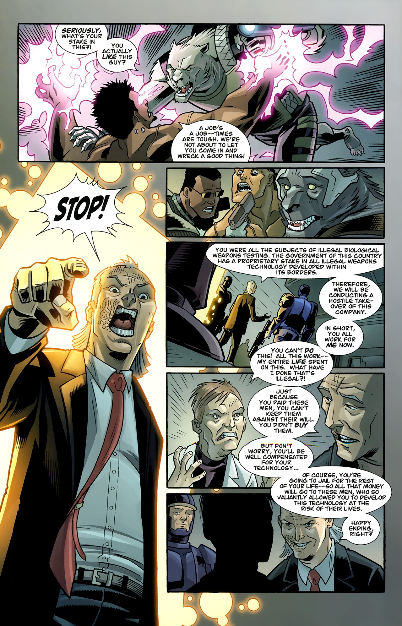 Read online The Astounding Wolf-Man comic - Issue #21