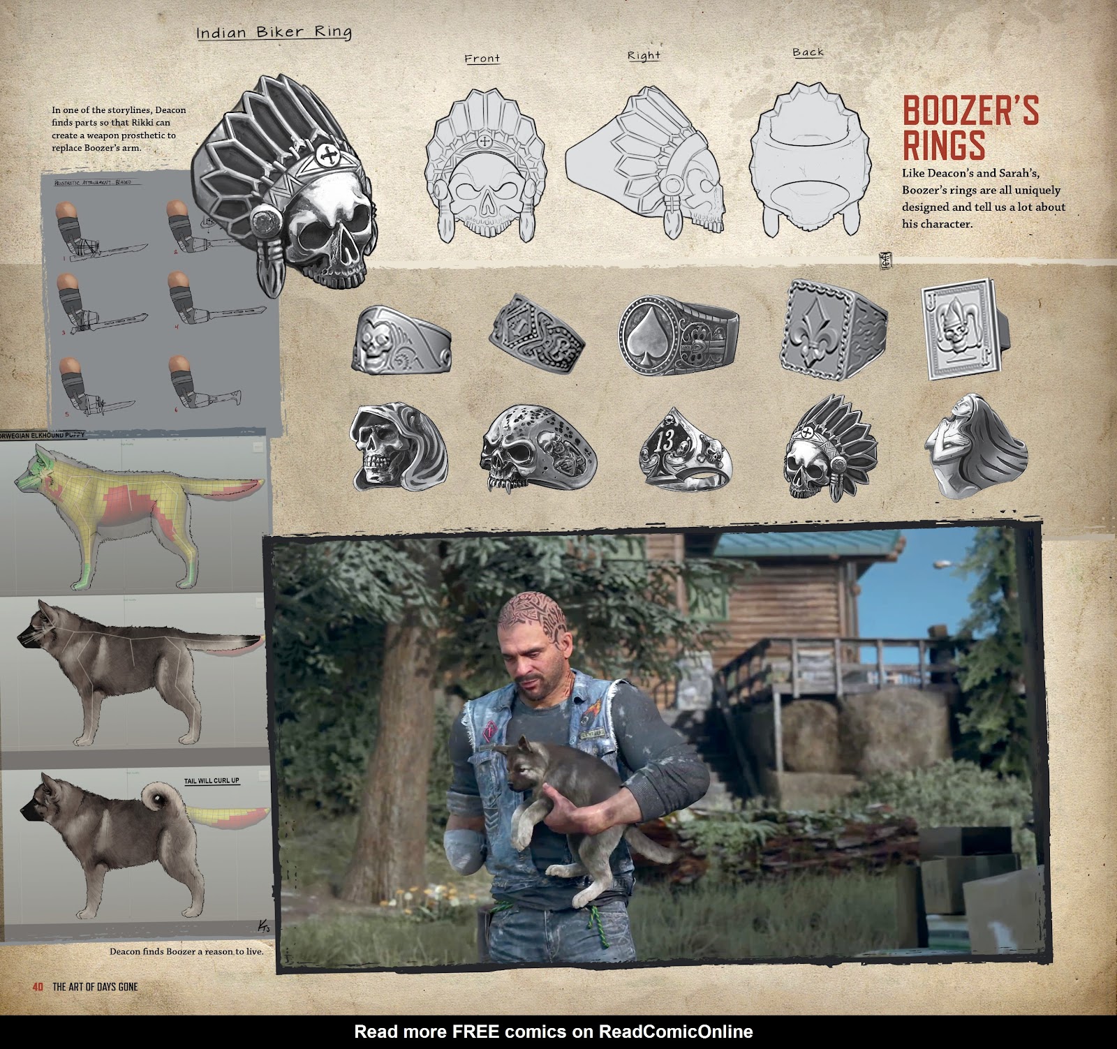 Read online The Art of Days Gone comic - Issue # TPB (Part 1)