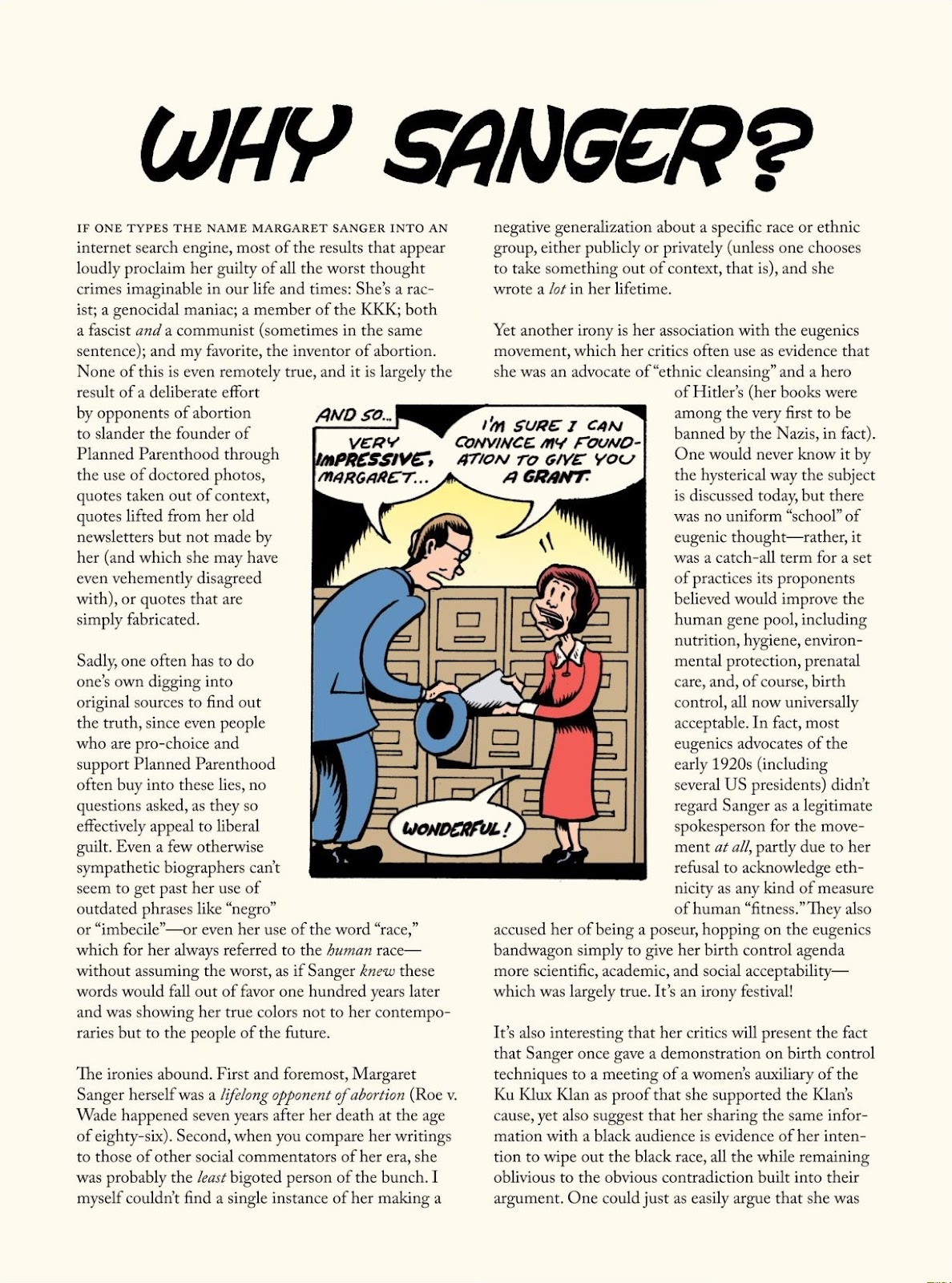 Read online Woman Rebel: The Margaret Sanger Story comic - Issue # TPB