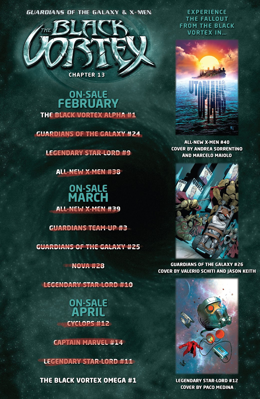 Read online Guardians of the Galaxy and X-Men: The Black Vortex comic ...