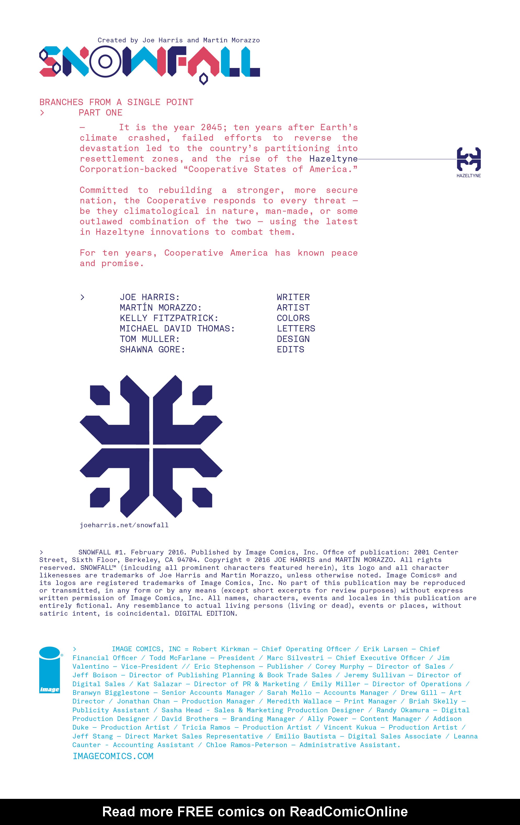 Read online Snowfall comic - Issue #1