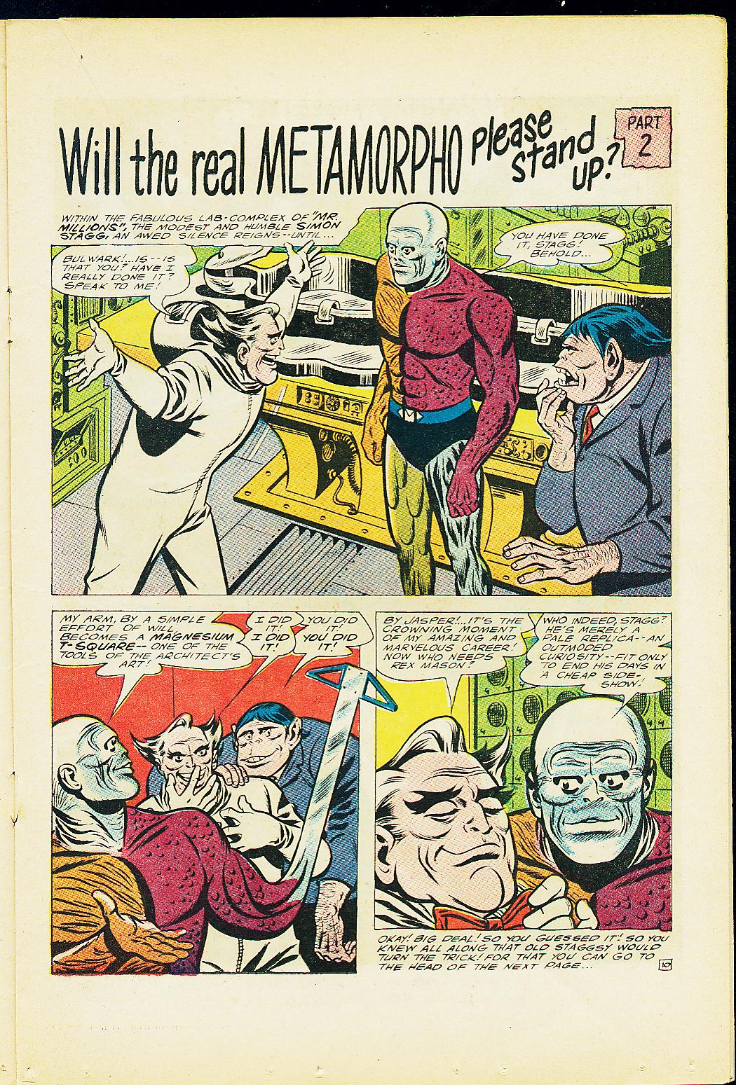 Read online Metamorpho comic - Issue #5