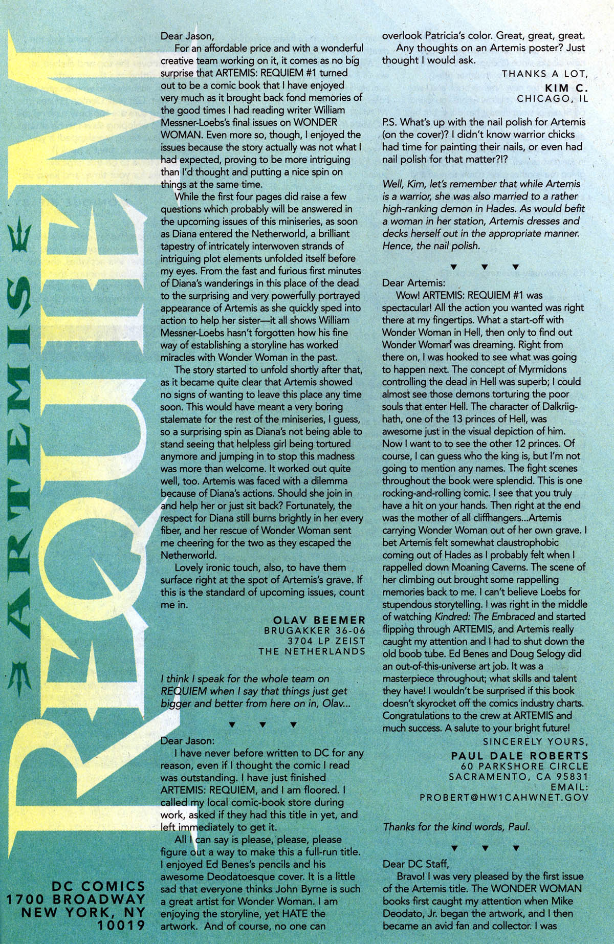 Read online Artemis: Requiem comic - Issue #4