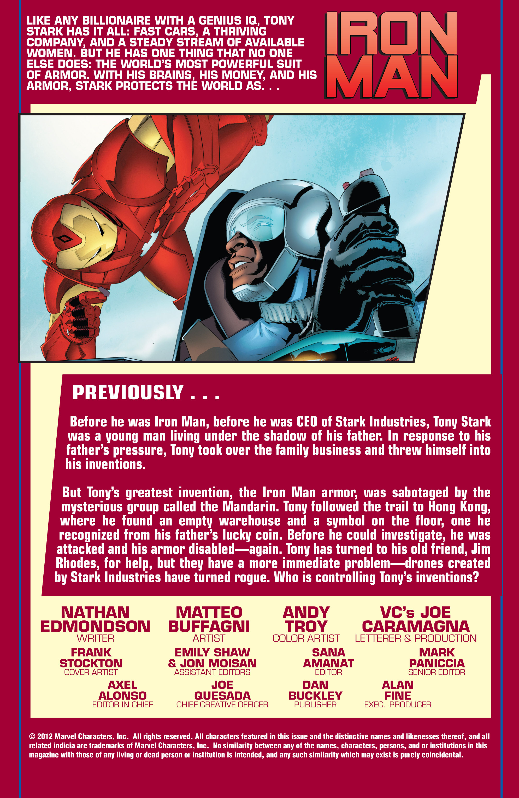 Read online Ultimate Comics Iron Man comic - Issue #3